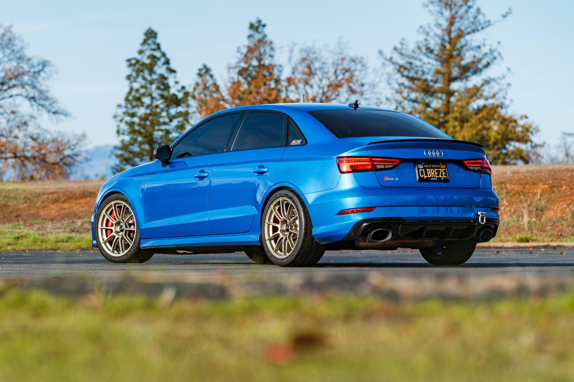 Audi 8V RS 3 with 18" SM-10RS in Motorsport Gold on Audi 8V - Apex Album