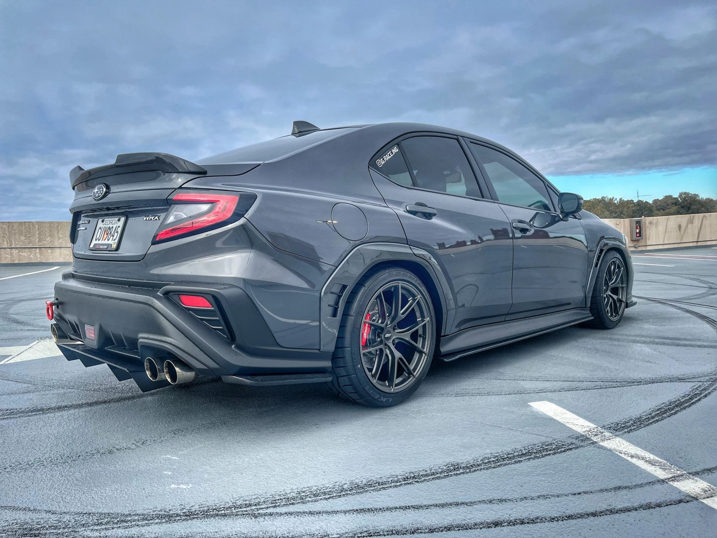 Subaru VB WRX with 18" VS-5RS Wheels in Anthracite
