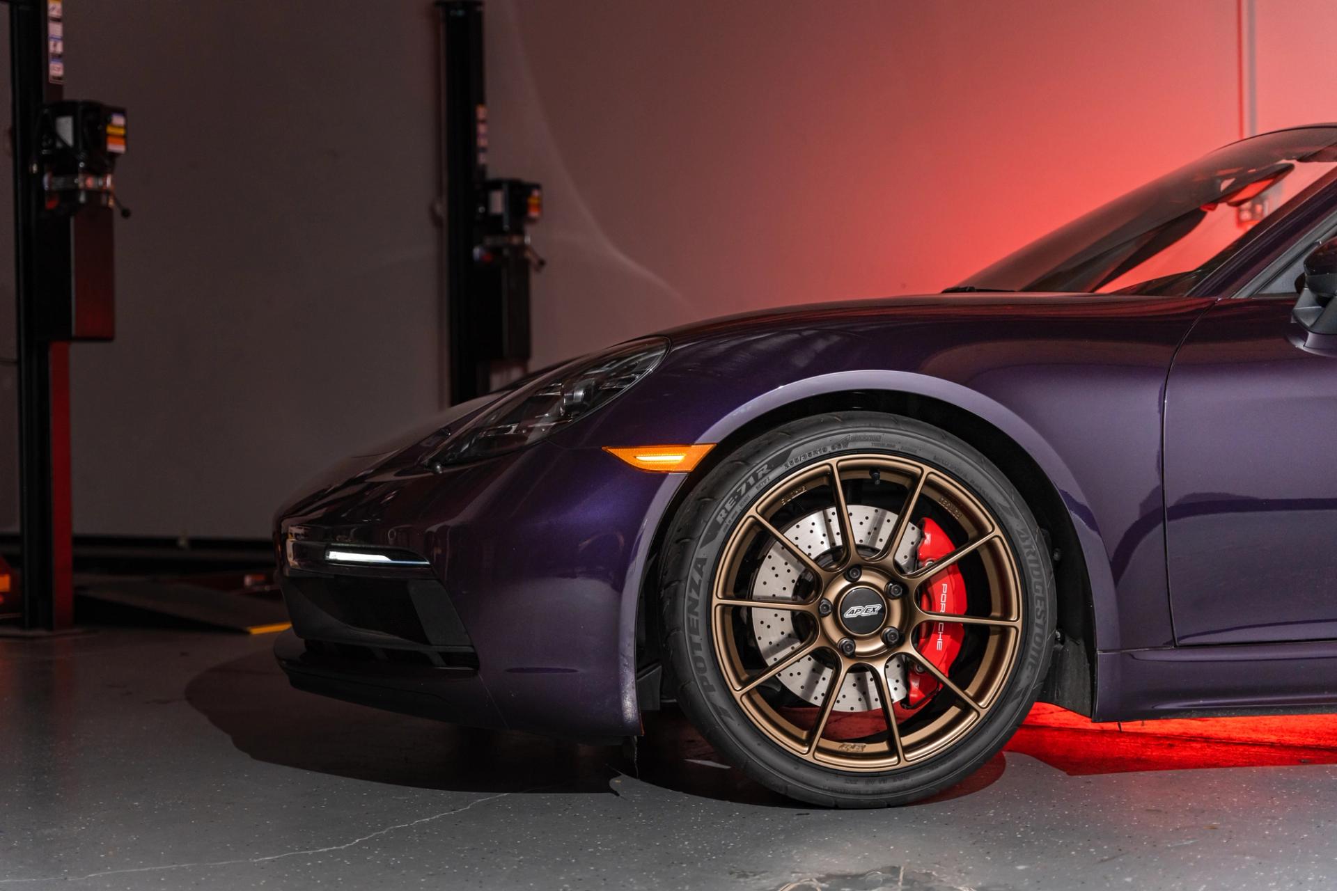 Porsche 718 Boxster GTS 4.0L with 19" SM-10RS Wheels in Satin Bronze