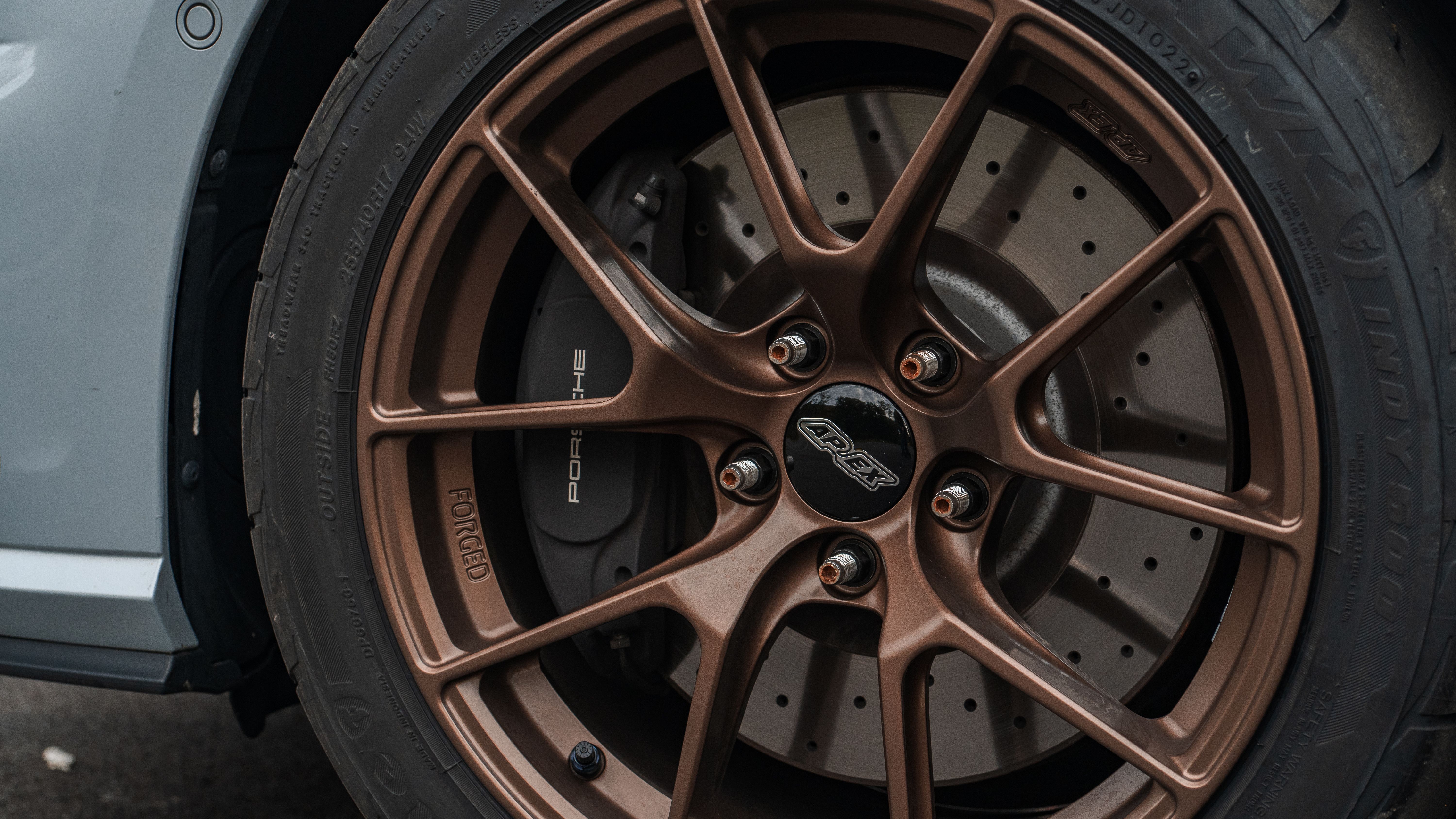 VW MK7 GTI with 17" VS-5RS in Satin Bronze on VW MK7 - Apex Album