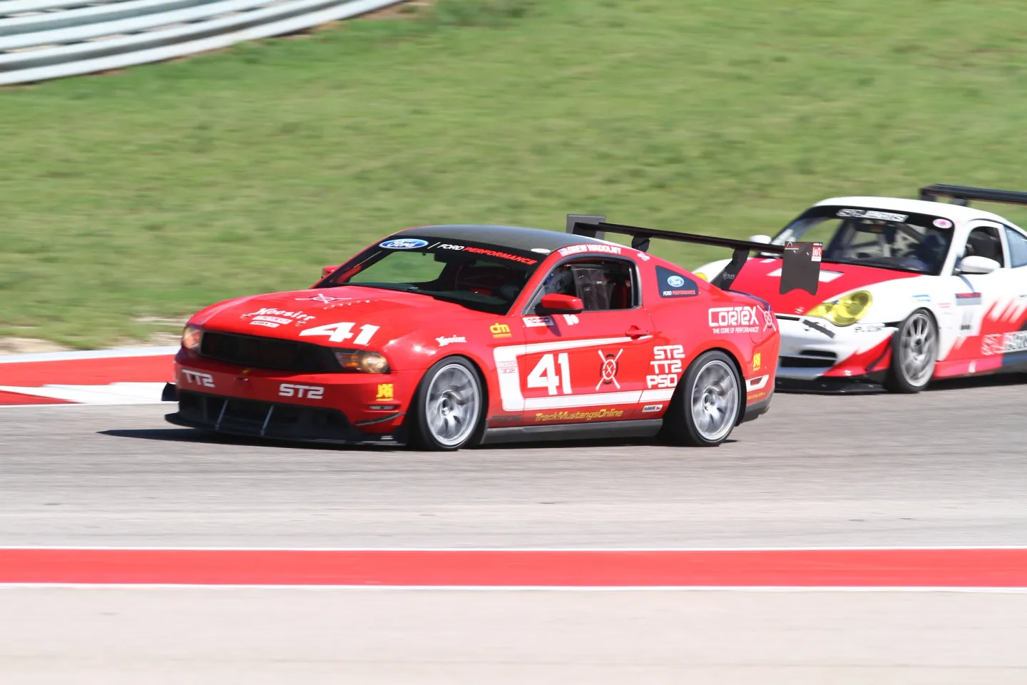 Ford S197 Mustang Boss 302 with 18" EC-7 Wheels in Race Silver