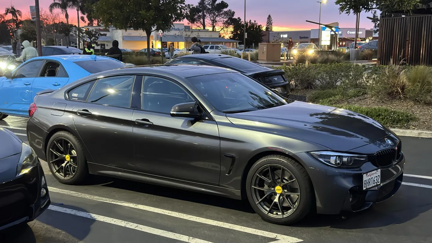 BMW F36 Gran Coupe 4 Series with 18" VS-5RS Wheels in Anthracite