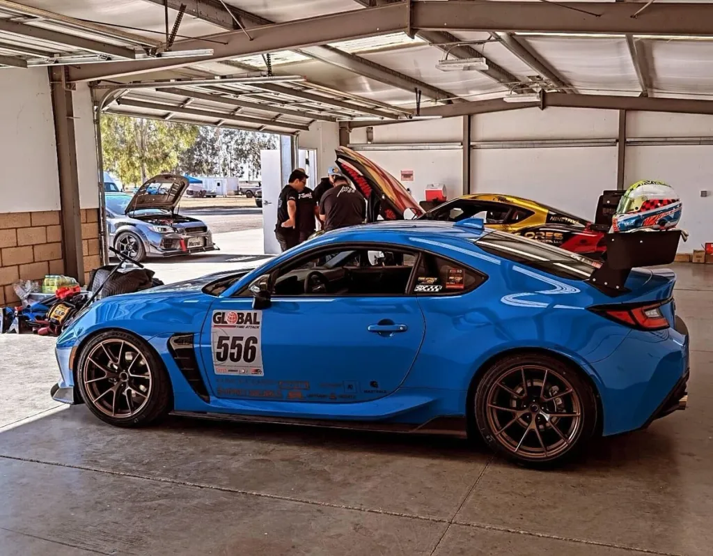 Toyota GR86 with 18" VS-5RS Wheels in Satin Bronze