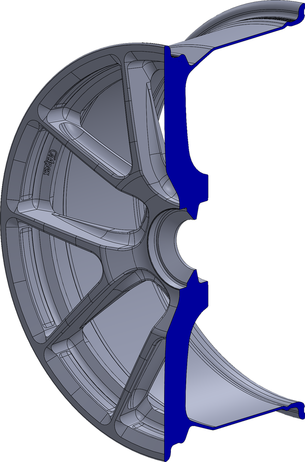 Apex VS-5RE 19x9.5" ET50 Wheels - Porsche Center Lock