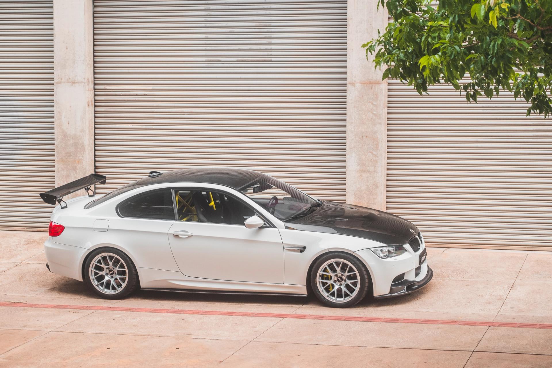 BMW E92 Coupe M3 with 18" EC-7 in Race Silver on BMW E90 E92 E93 - Apex ...