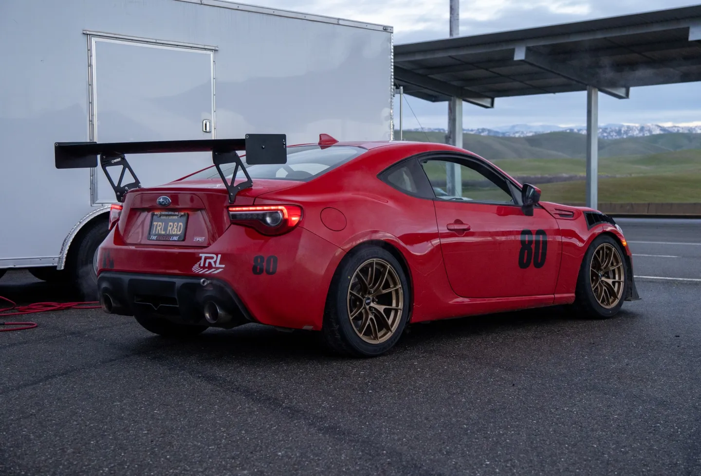 Subaru ZC6 / Gen 1 BRZ with 17" VS-5RS Wheels in Gloss Gold