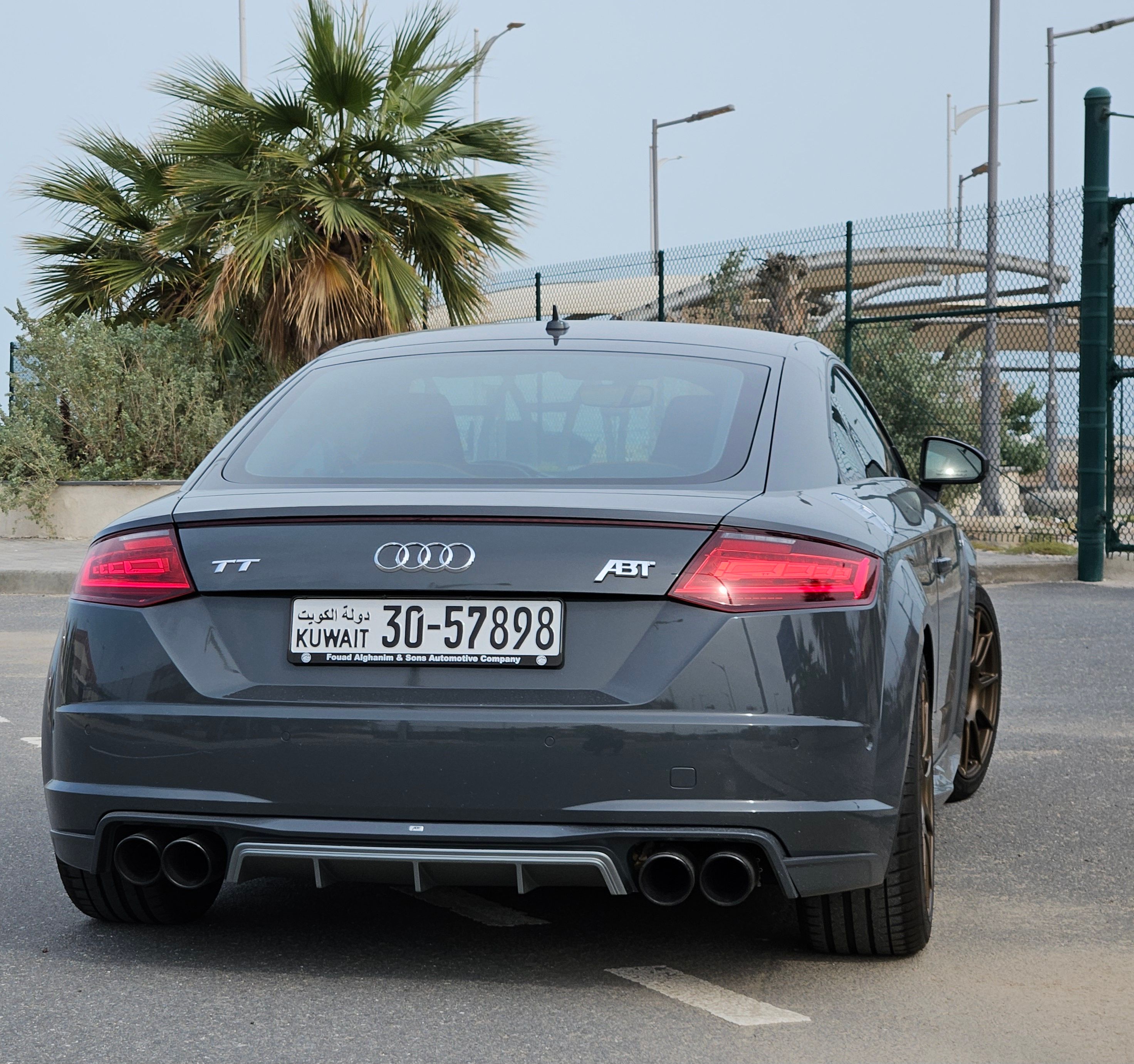 Audi 8S TT with 18" SM-10 Wheels in Satin Bronze