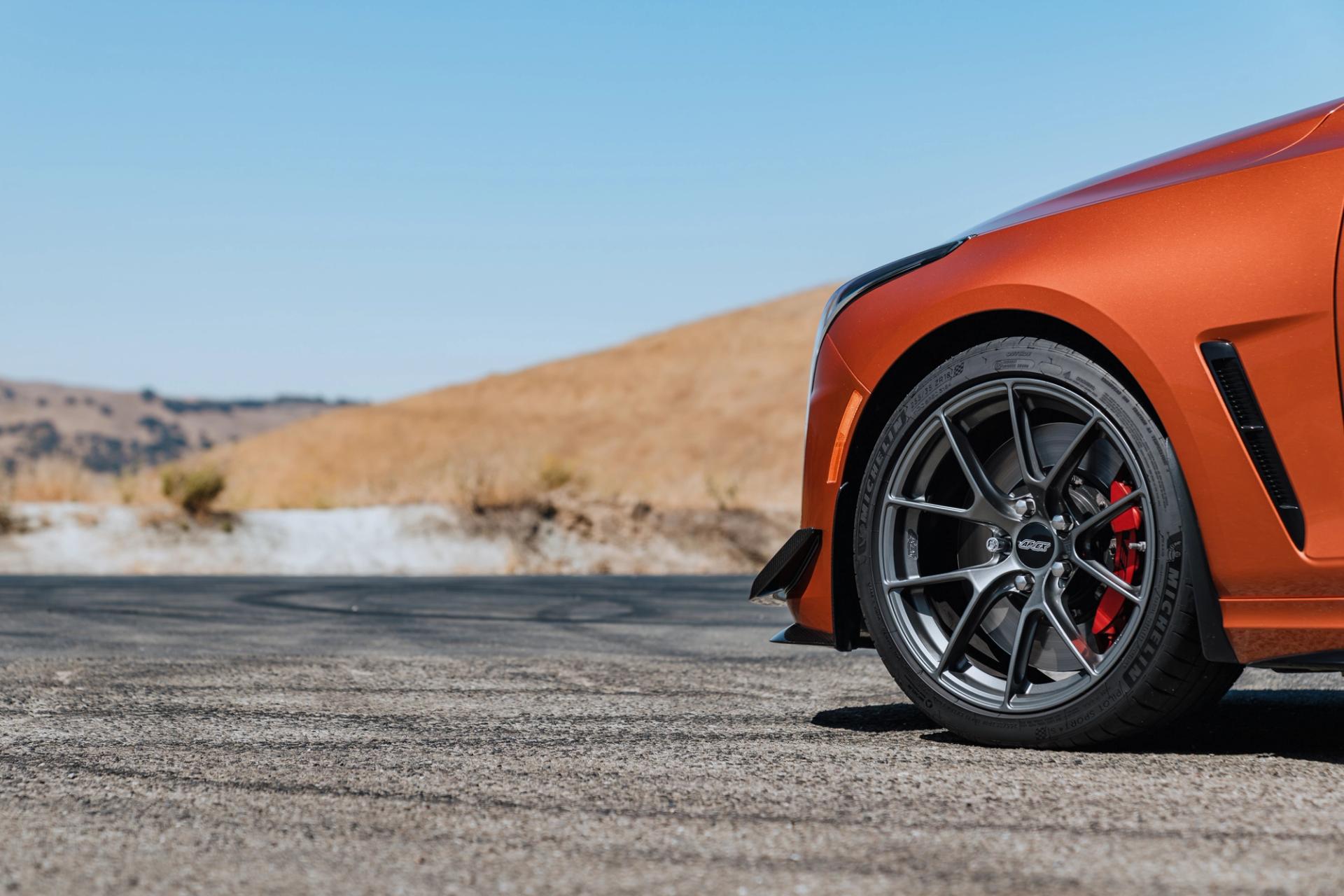 Cadillac CT4-V Blackwing with 18" VS-5RS Wheels in Anthracite
