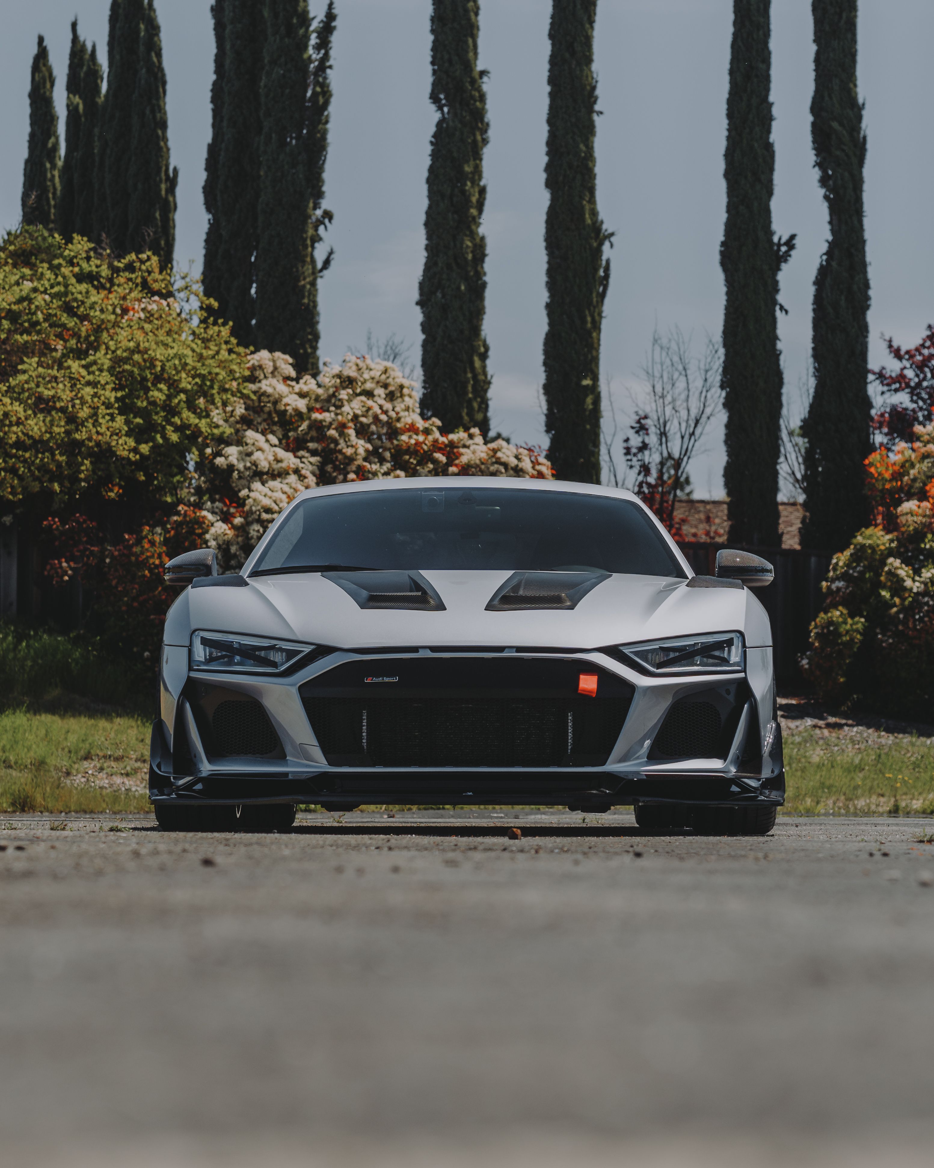 Audi Gen 2 R8 with 19"/20" VS-5RS Wheels in Brushed Clear