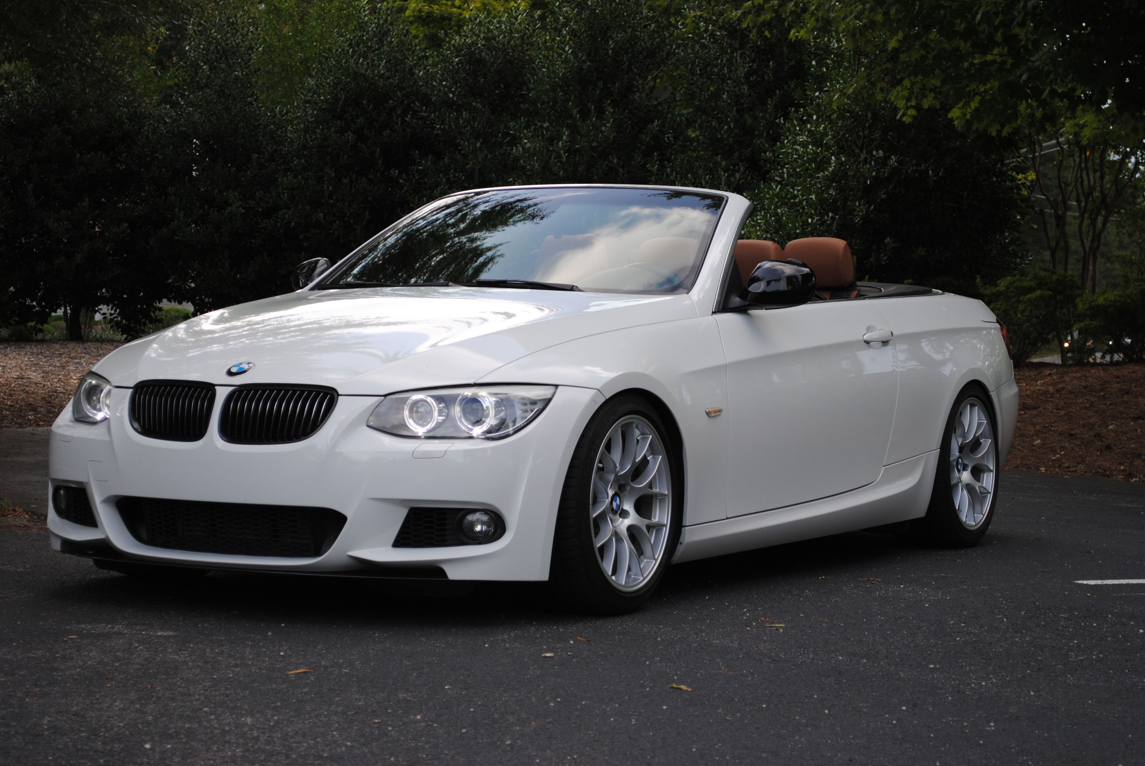 BMW E93 Convertible 3 Series with 18" EC-7 in Race Silver on BMW E90 ...