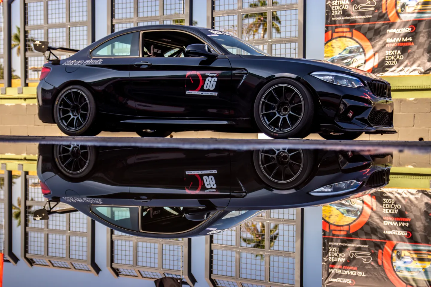 BMW F87 M2 with 18" SM-10RE Wheels in Anthracite