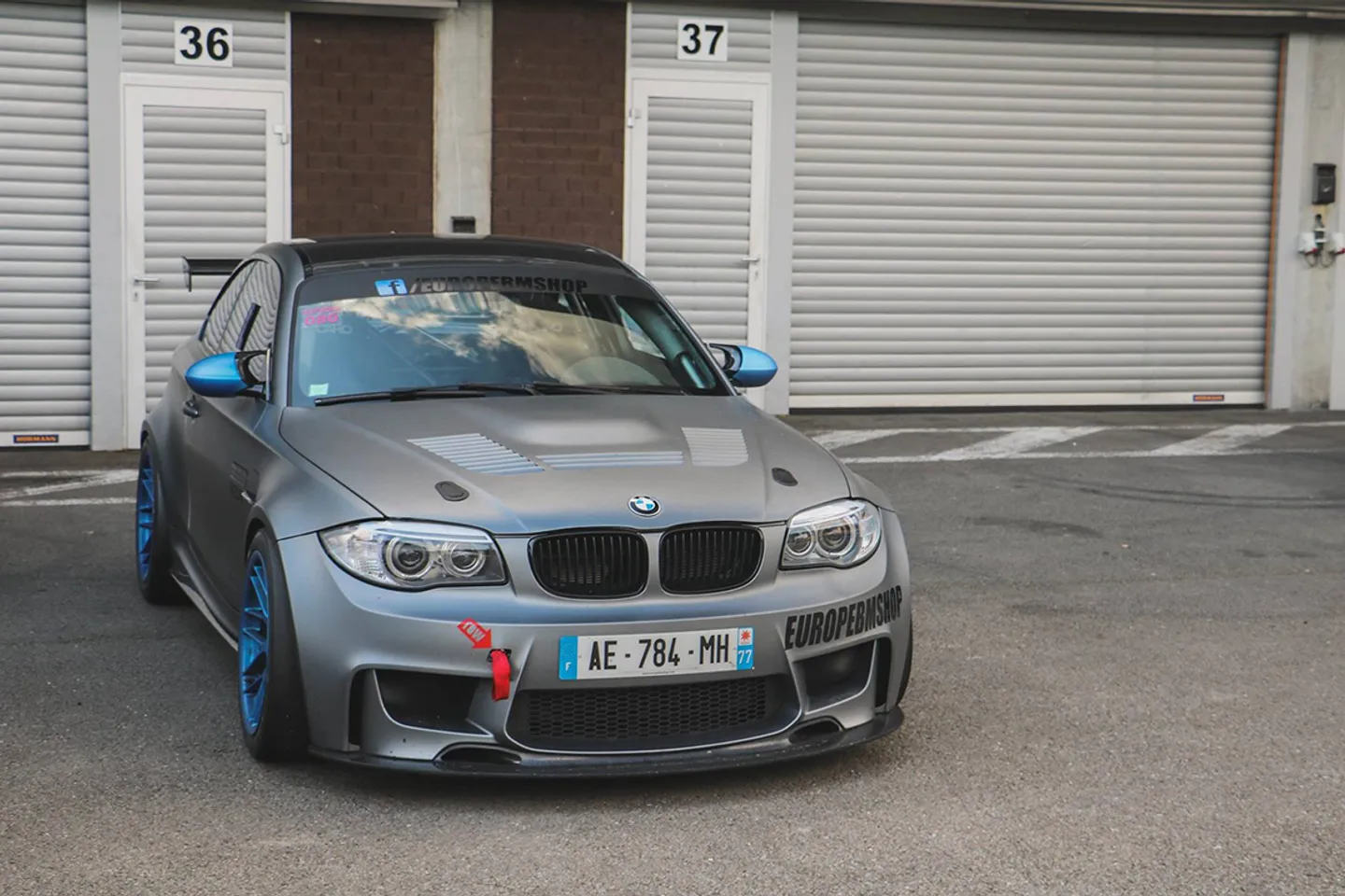BMW E82 1M with 18" ARC-8 Wheels in Custom Finish