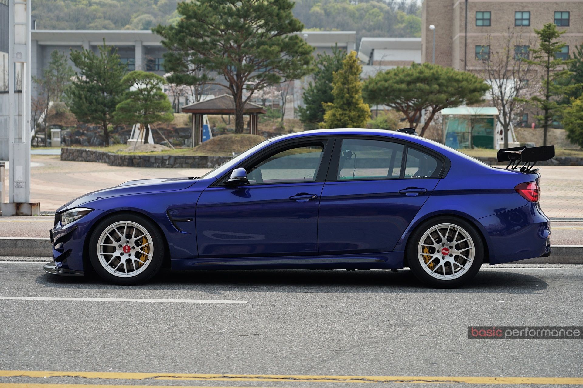 BMW F80 M3 with 18" EC-7R in Brushed Clear on BMW F80 - Apex Album