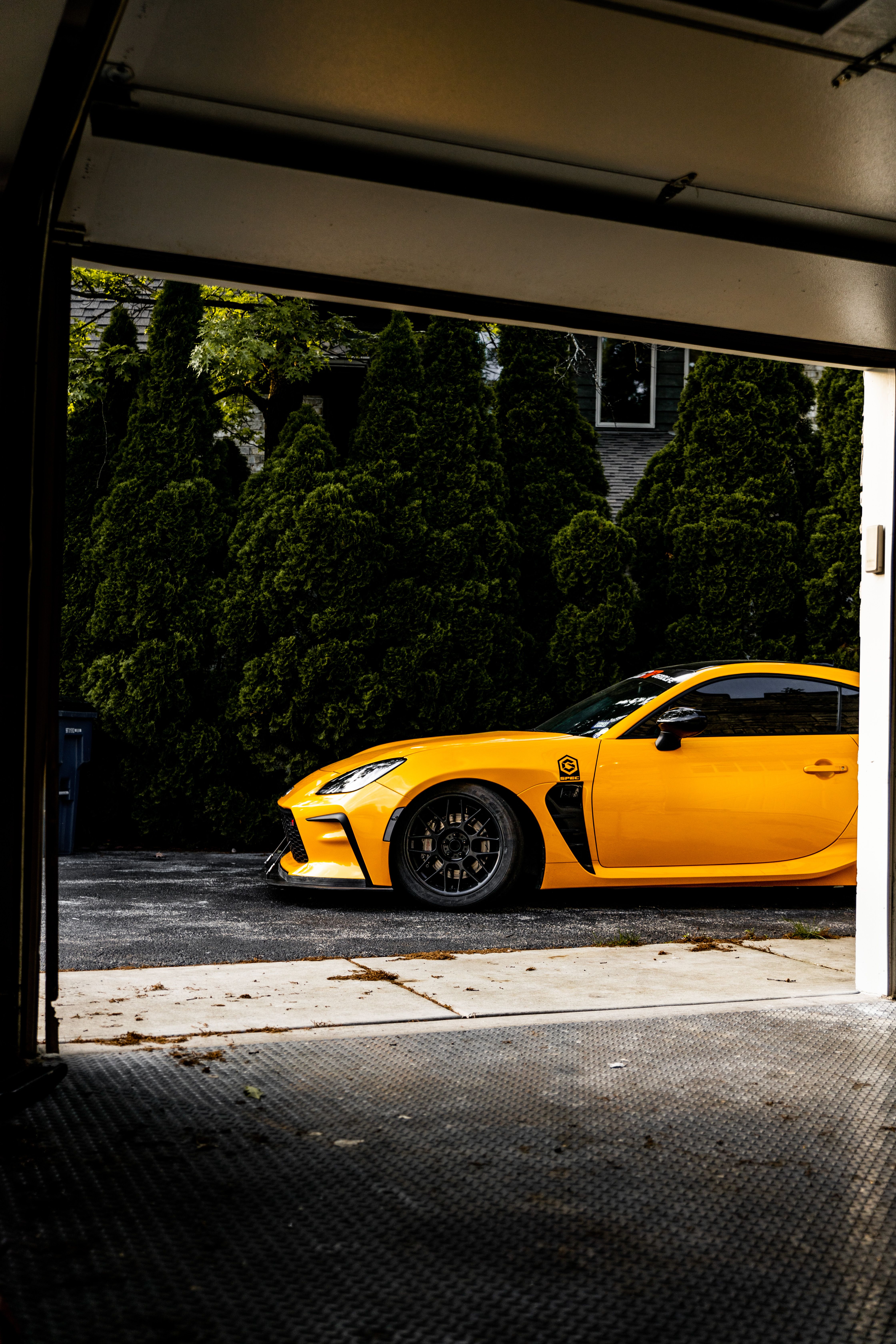 Toyota GR86 with 17" ARC-8 Wheels in Satin Black