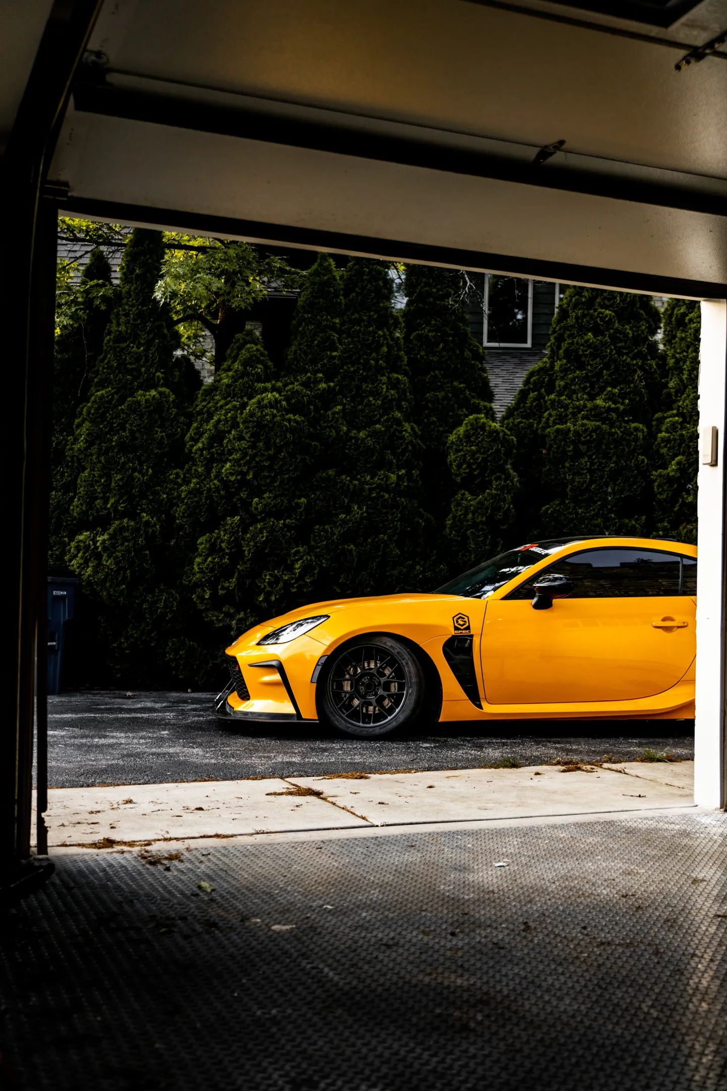 Toyota GR86 with 17" ARC-8 Wheels in Satin Black