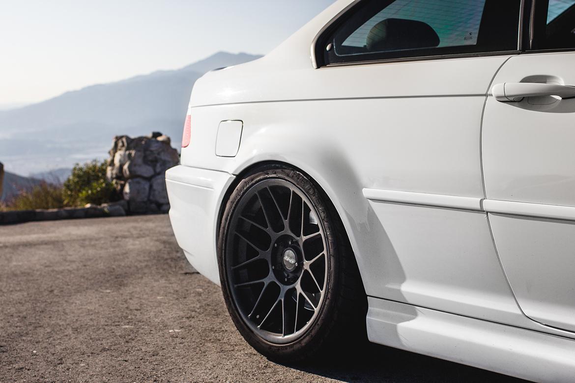 BMW E46 M3 with 18" ARC-8 Wheels in Anthracite