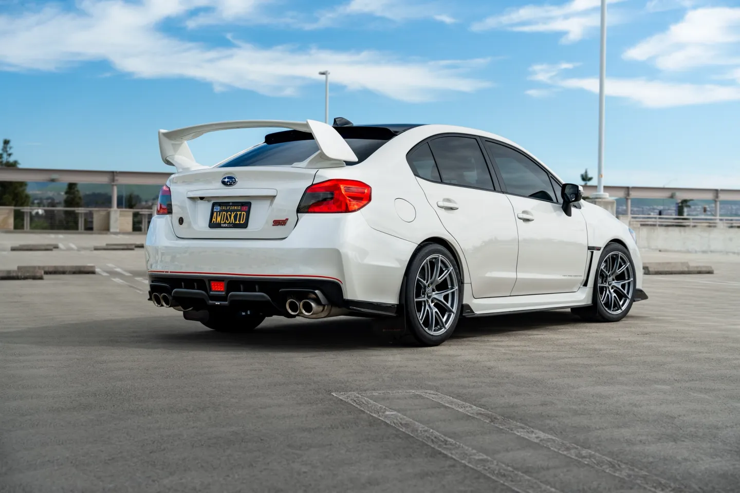Subaru VA WRX STI with 18" VS-5 Wheels in Hyper Black