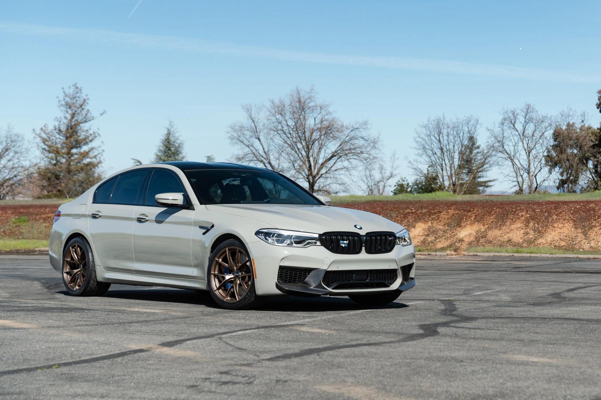 BMW F90 M5 with 19" VS-5RS Wheels in Satin Bronze