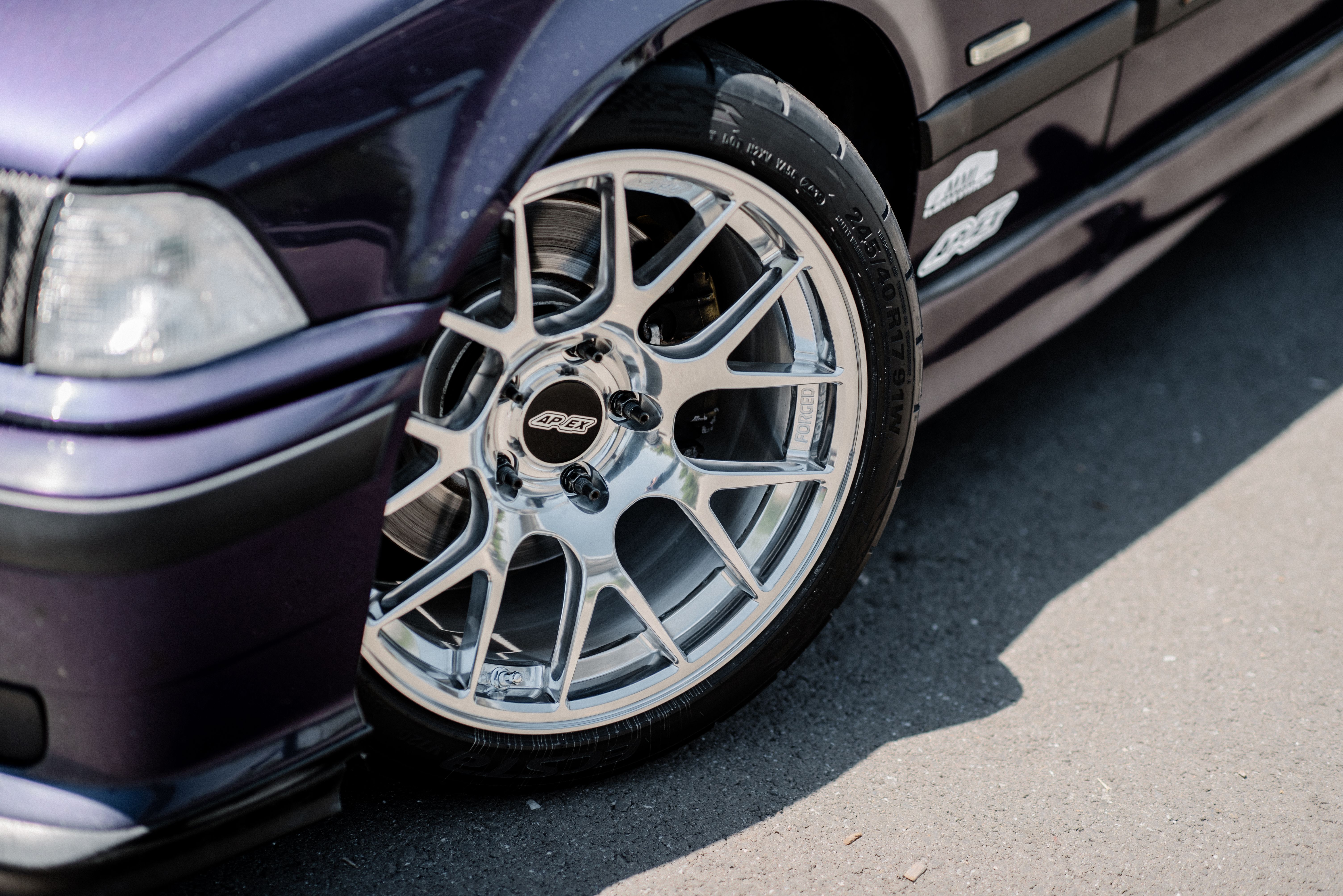 BMW E36 M3 With EC-7R Forged Wheels