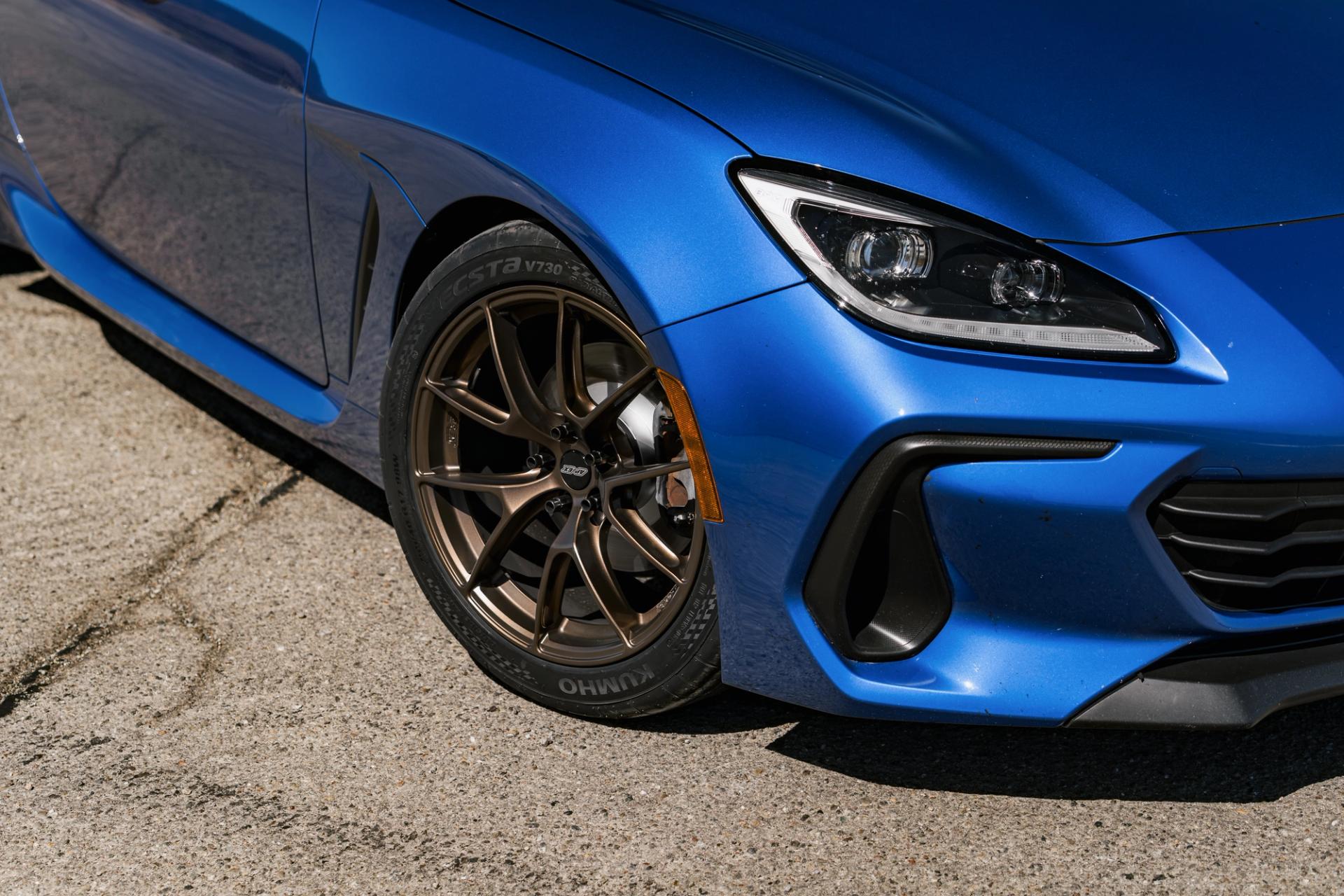 Subaru ZD8 / Gen 2 BRZ with 17" VS-5RS Wheels in Satin Bronze