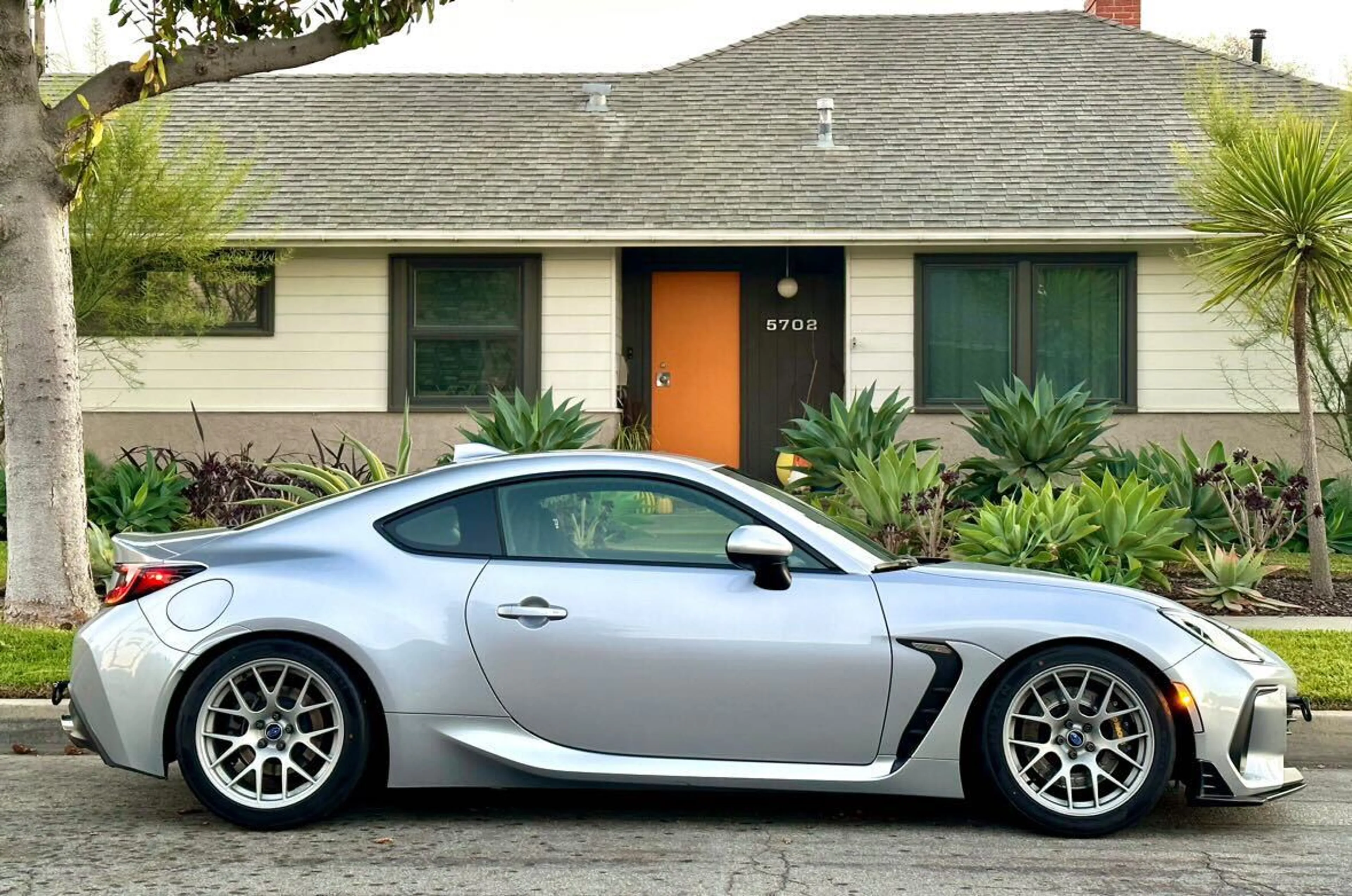 Subaru ZD8 / Gen 2 BRZ with 17" EC-7R Wheels in Race Silver