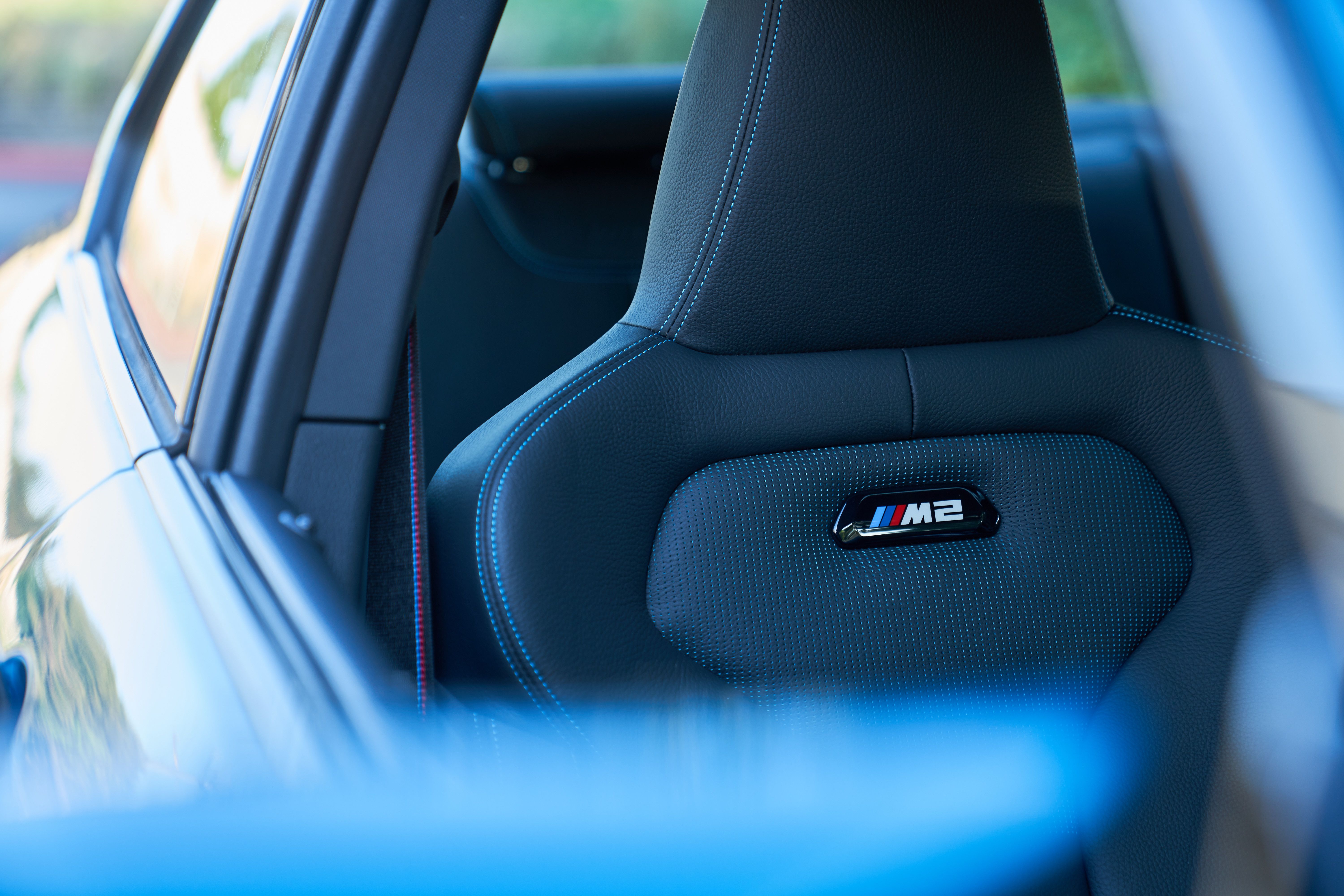 BMW F87 M2 with 19" EC-7 in Race Silver on BMW F87 - Apex Album