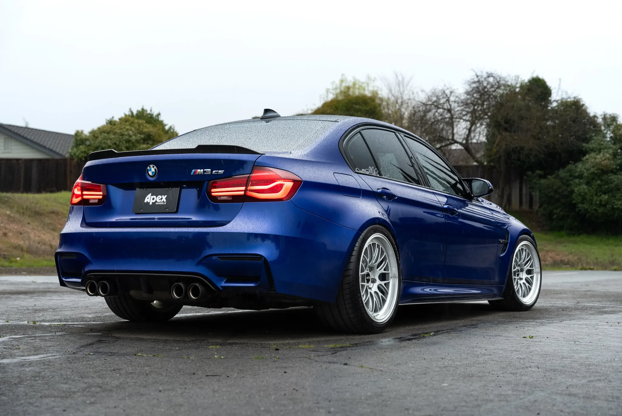 BMW F80 M3 with 19" ML-10RT Wheels in Machined Lip Race Silver
