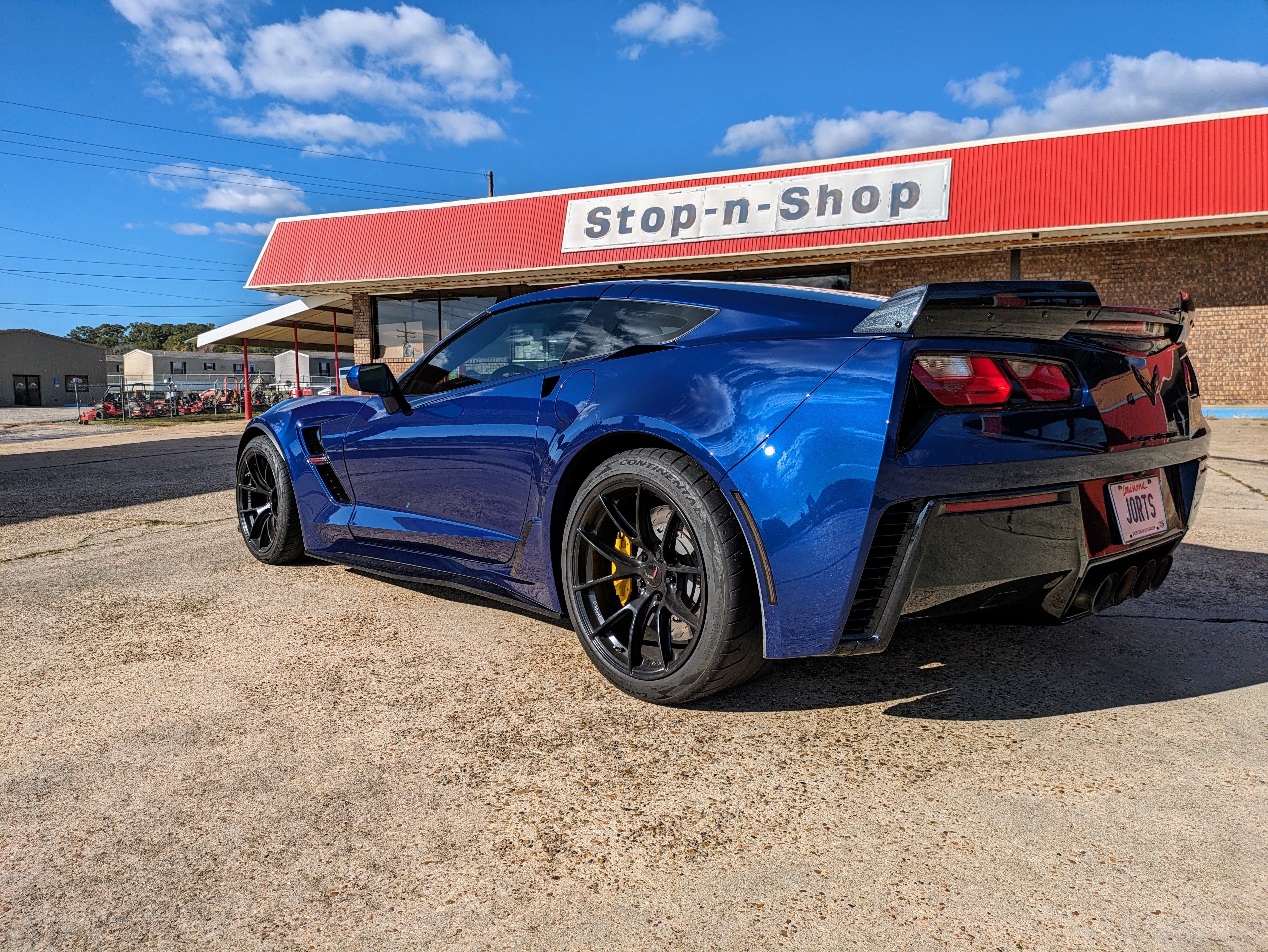 Chevrolet C7 Corvette Grand Sport with 18"/19" VS-5RS Wheels in Satin Black