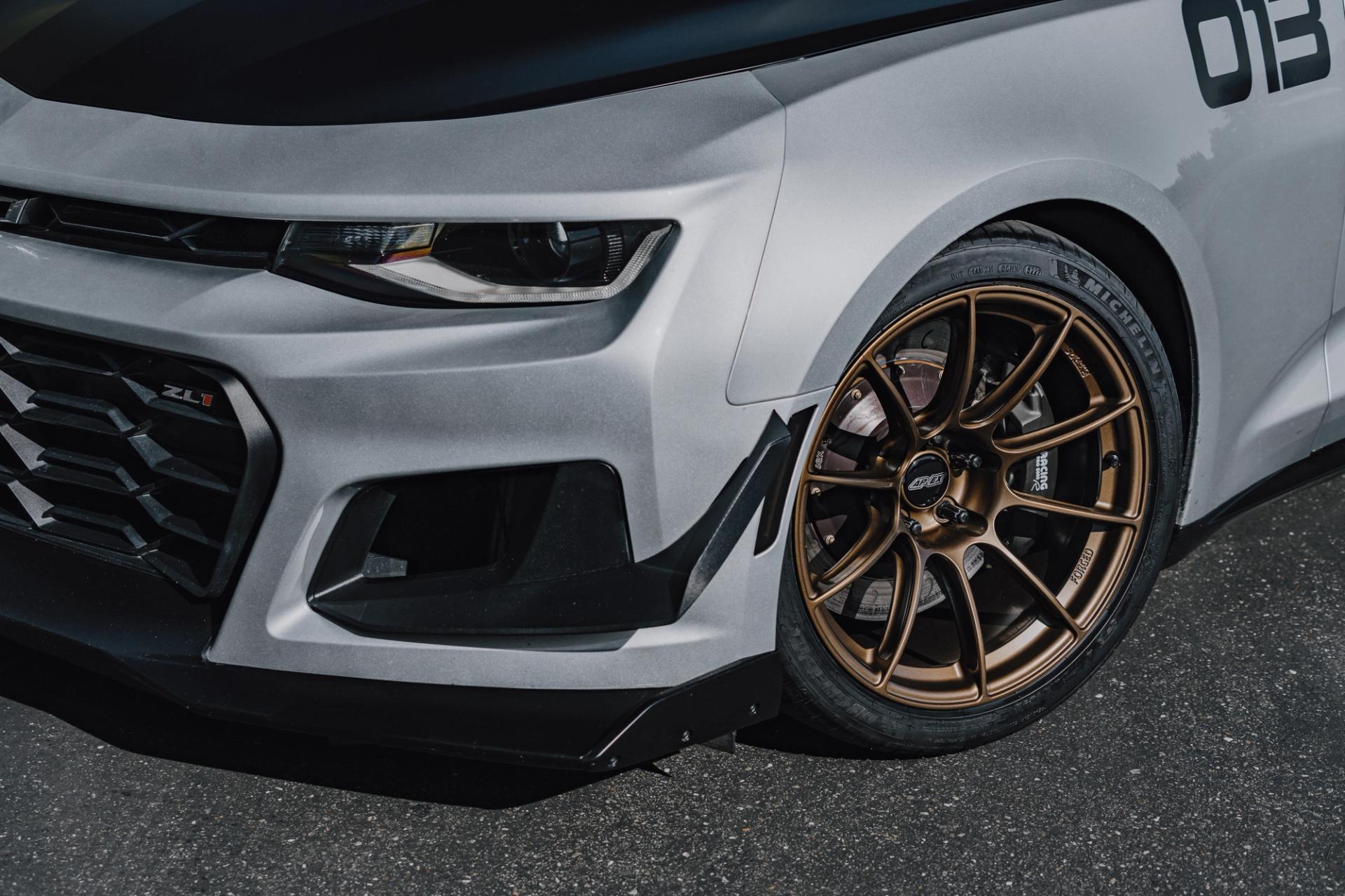 Chevrolet 6th Gen Camaro ZL1 1LE with 19" SM-10RS in Satin Bronze on ...