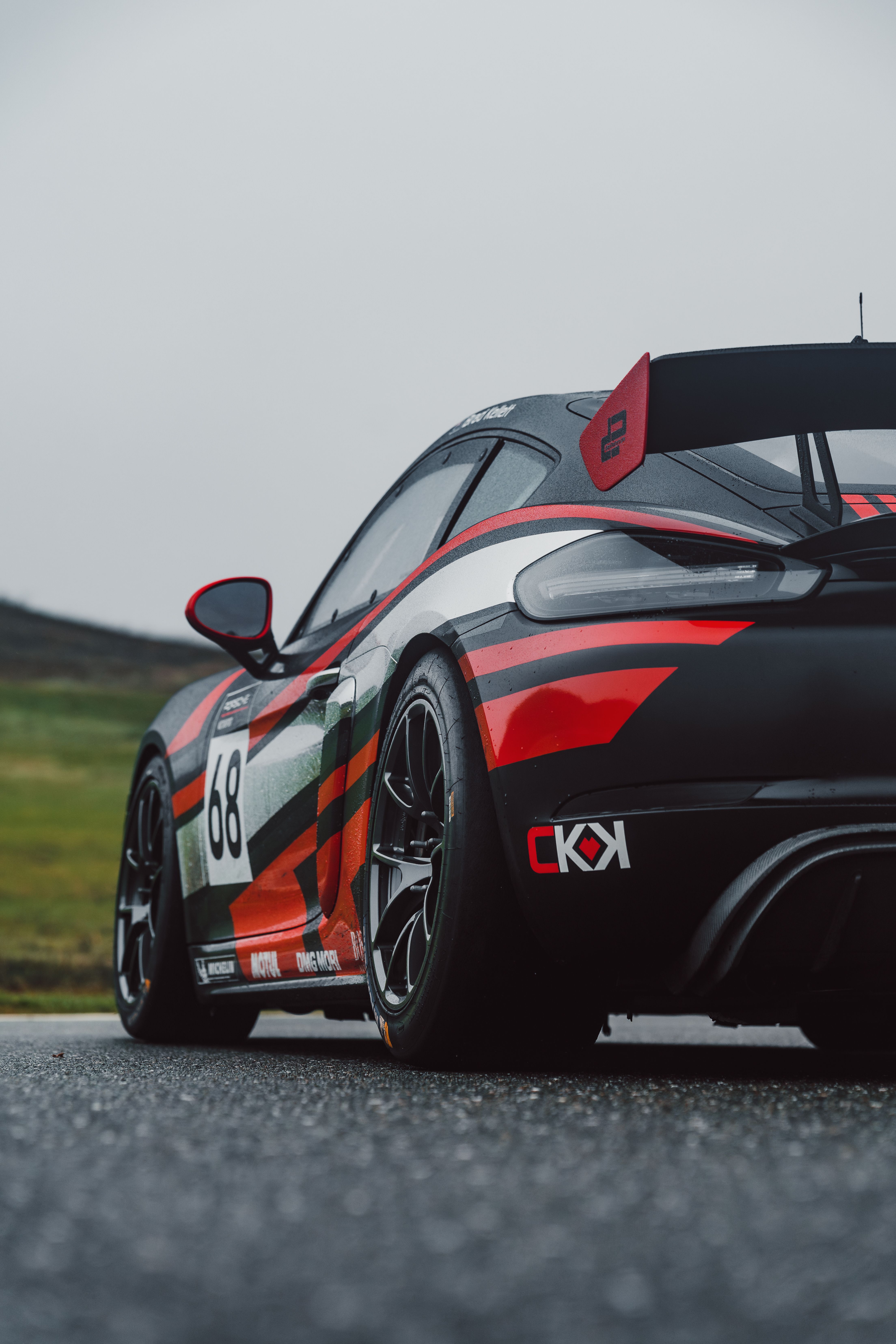 Porsche 718 Cayman GT4 Clubsport with 18" VS-5RE in Anthracite on ...