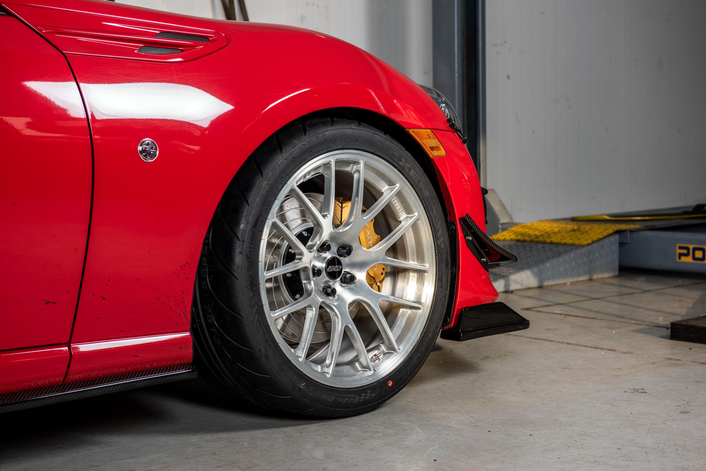 Toyota 86 / GT86 / FT86 with 18" EC-7R in Brushed Clear on Toyota 86 ...