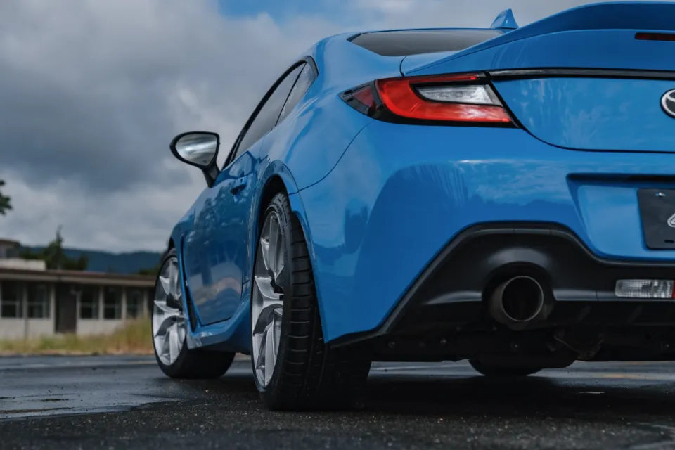 Toyota GR86 with 18" VS-5RS Wheels in Brushed Clear