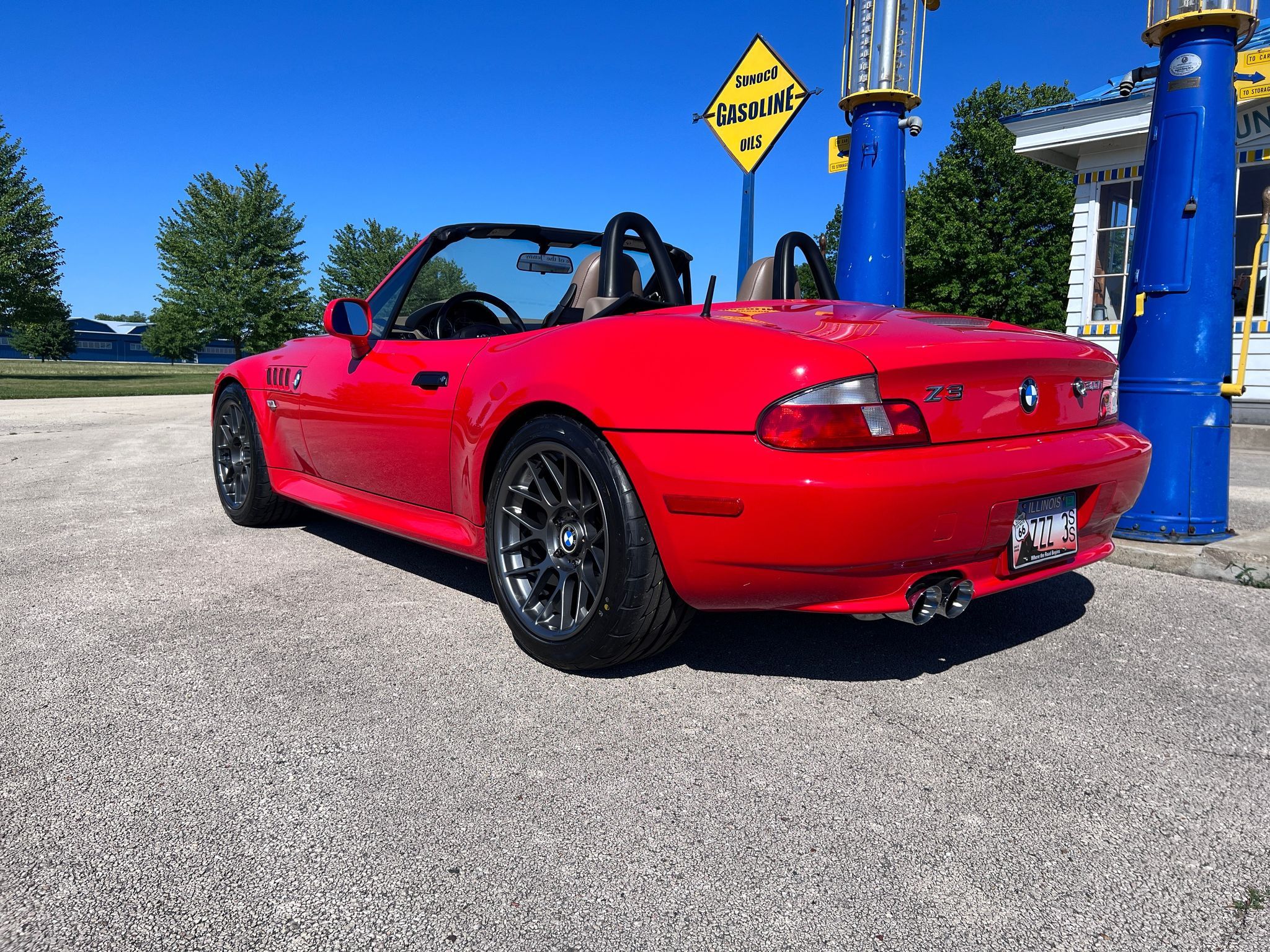 BMW E36/7 Roadster Z3 with 17" ARC-8 Wheels in Anthracite