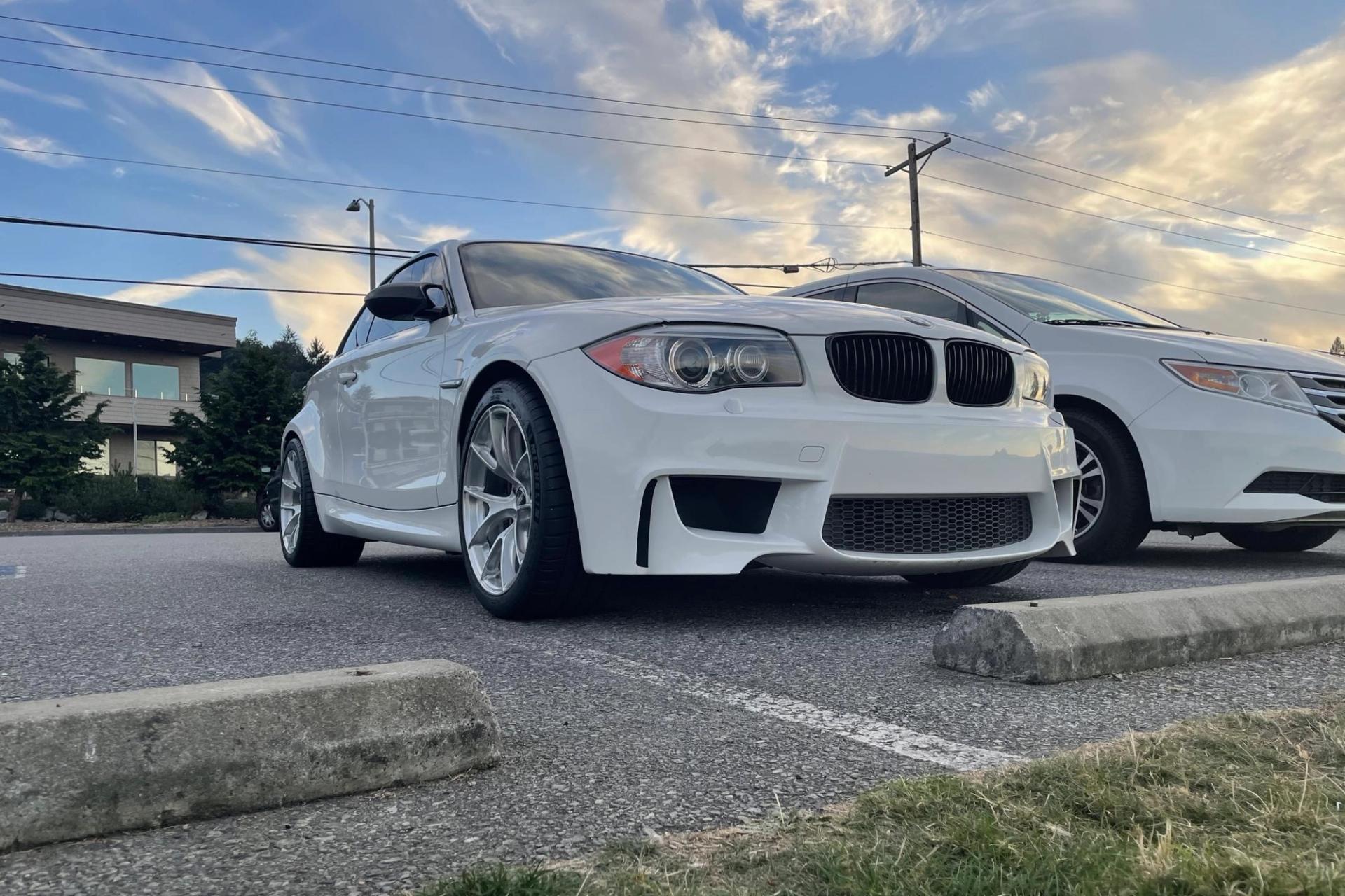 BMW E82 1M with 18" VS-5RS in Brushed Clear on BMW E82 - Apex Album