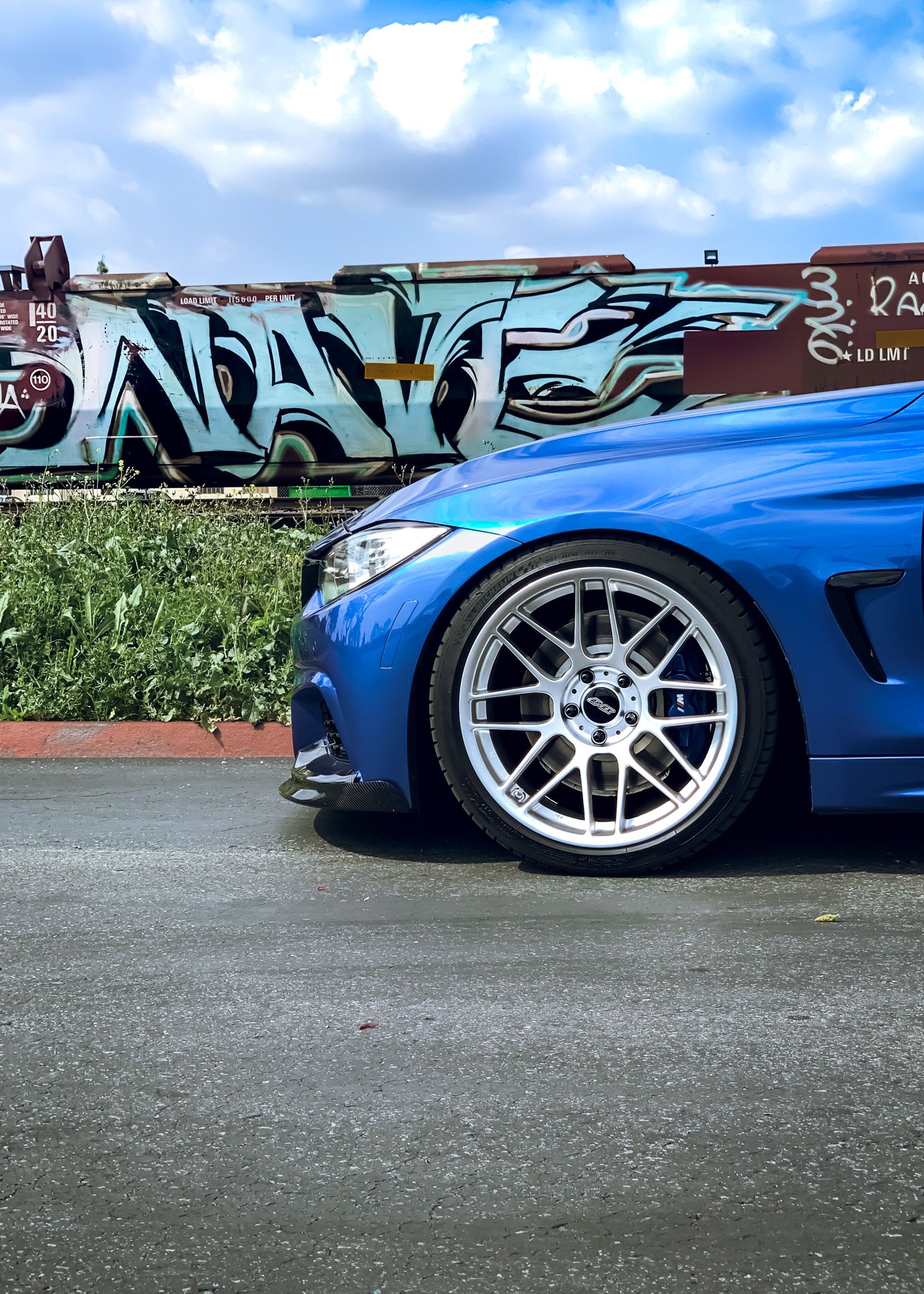 BMW F32 Coupe 4 Series with 19" ARC-8 in Hyper Silver on BMW F32 F33 ...