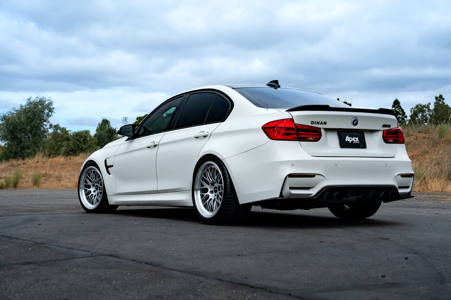 BMW F80 M3 with 19" ML-10RT Wheels in Machined Lip Race Silver