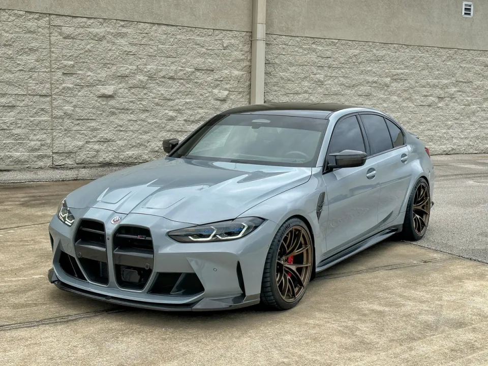 BMW G80 M3 with 20" VS-5RS Wheels in Satin Bronze