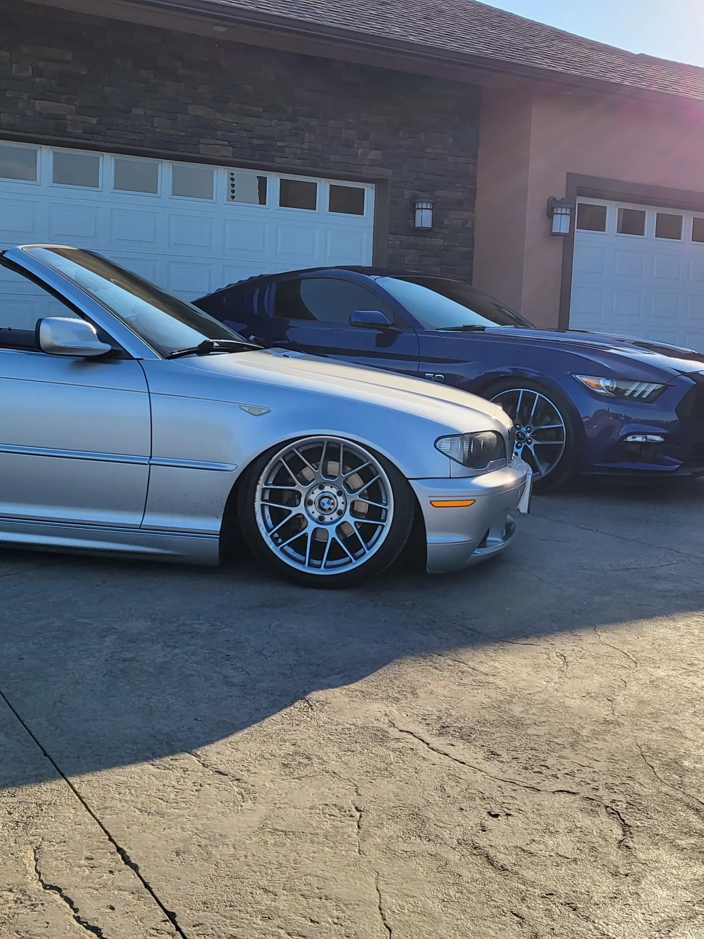 BMW E46 3 Series with 18" ARC-8 Wheels in Hyper Silver