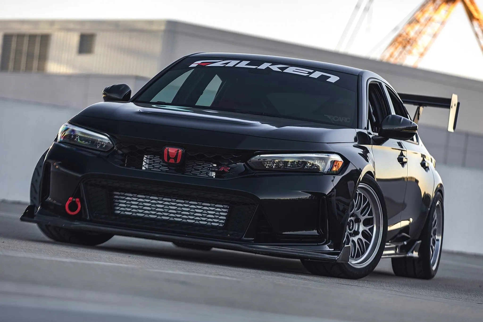 Honda FL5 Civic Type-R with 18" ML-10RT Wheels in Machined Lip Race Silver