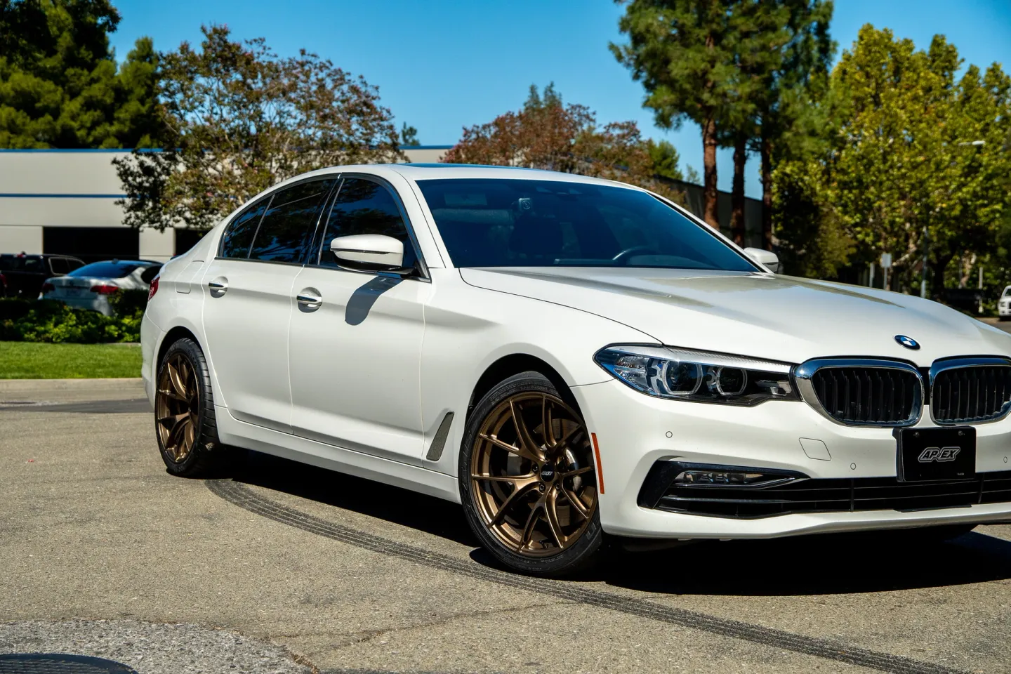 BMW G31 Wagon 5 Series with 19" VS-5RS Wheels in Satin Bronze