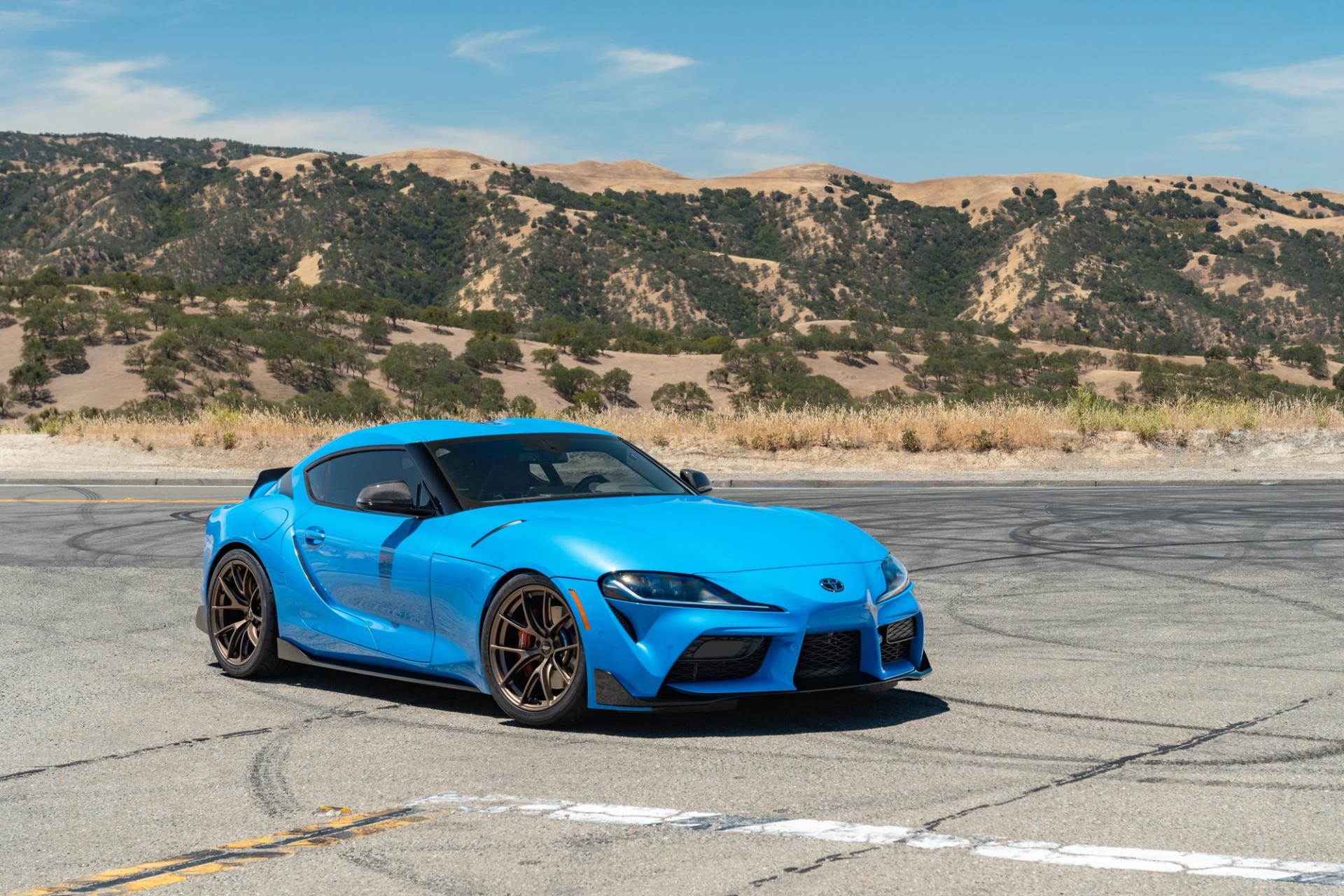 Toyota GR Supra with 19" VS-5RS Wheels in Satin Bronze