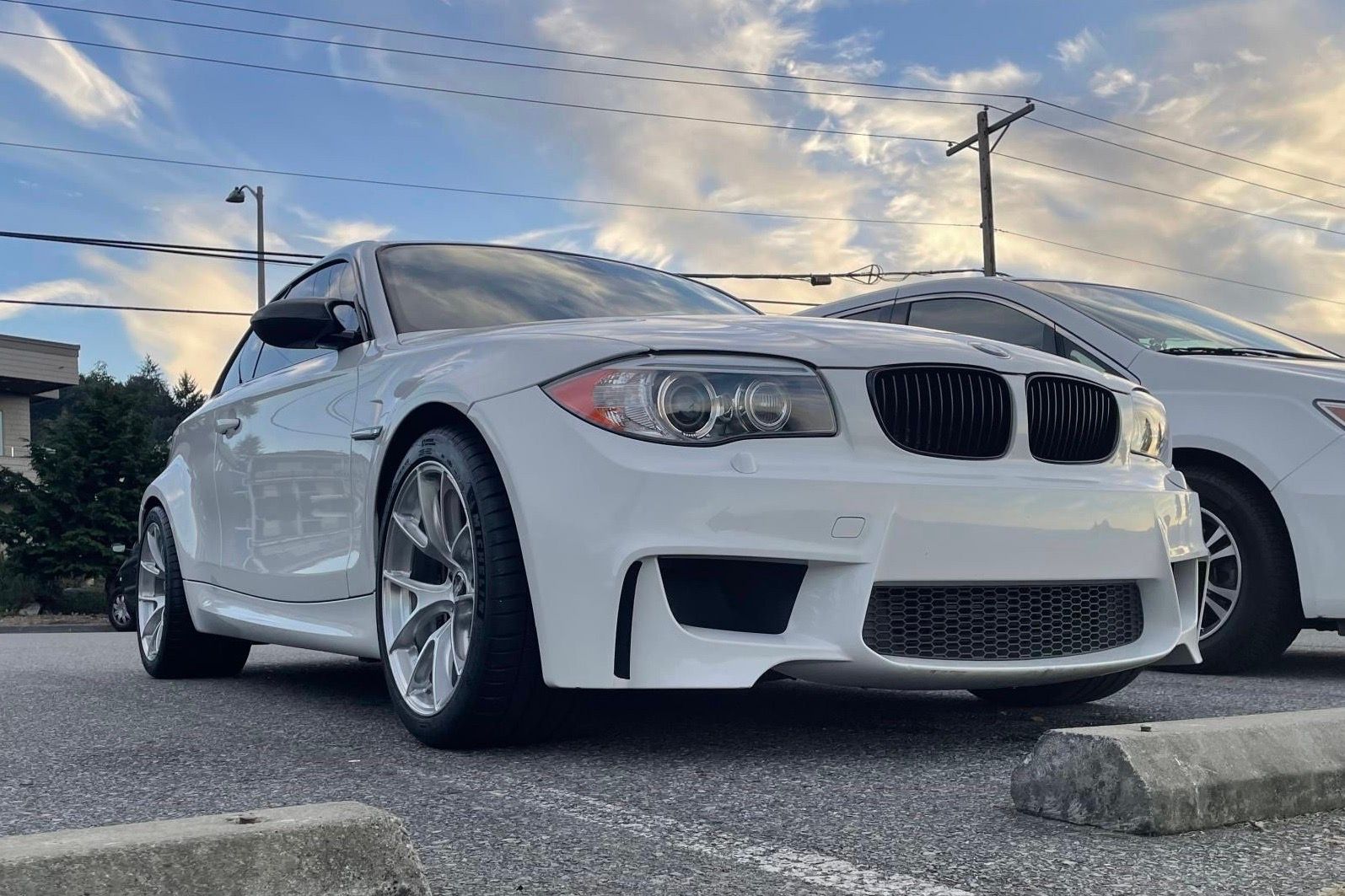 BMW E82 1M with 18" VS-5RS in Brushed Clear on BMW E82 - Apex Album