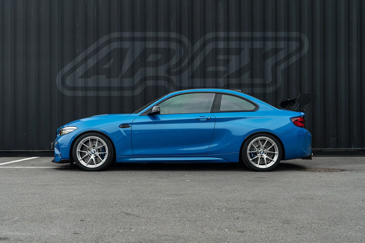 BMW F87 M2 with 18" VS-5RS Wheels in Brushed Clear