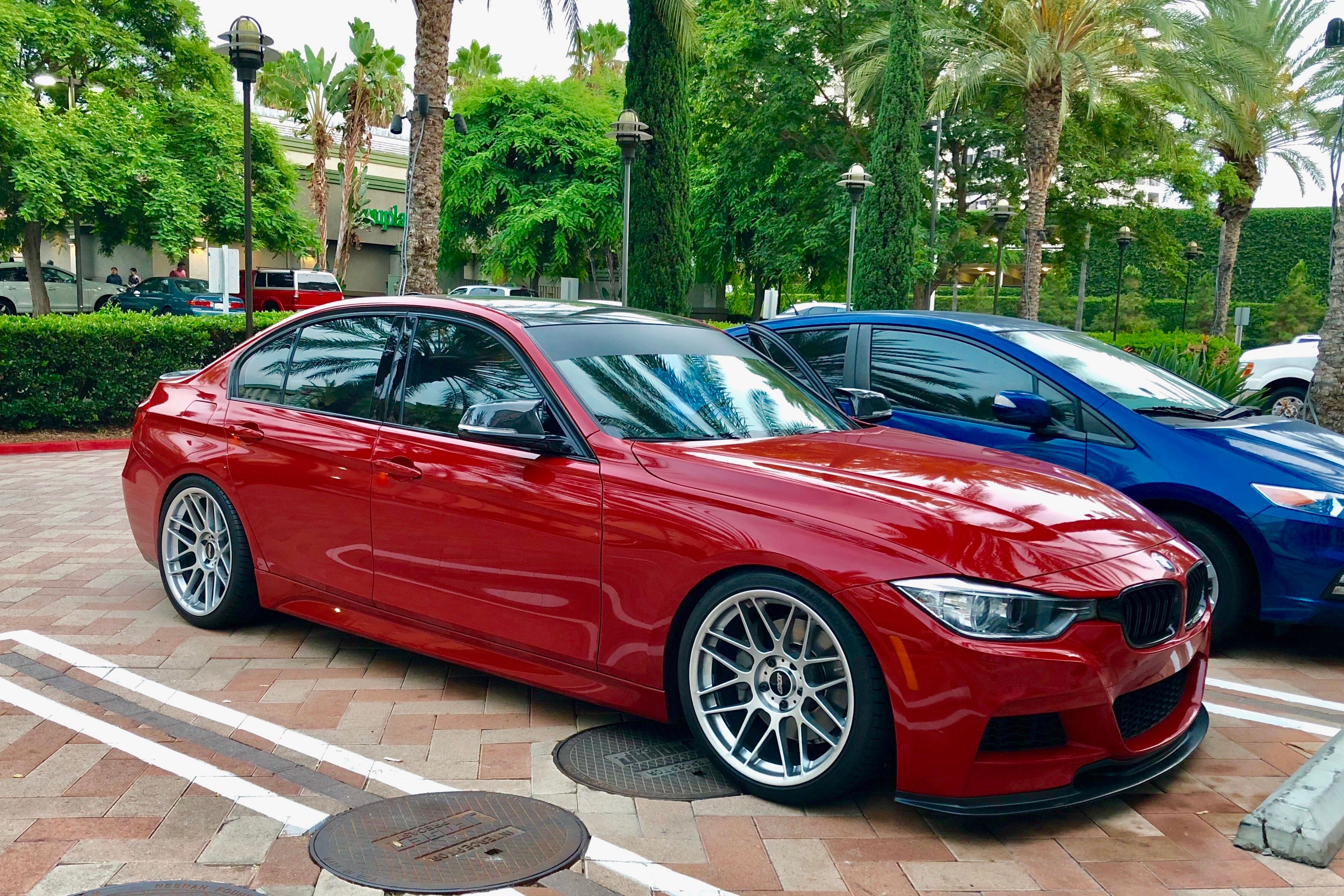 BMW F30 Sedan 3 Series with 19 ARC 8 Wheels in Hyper Silver