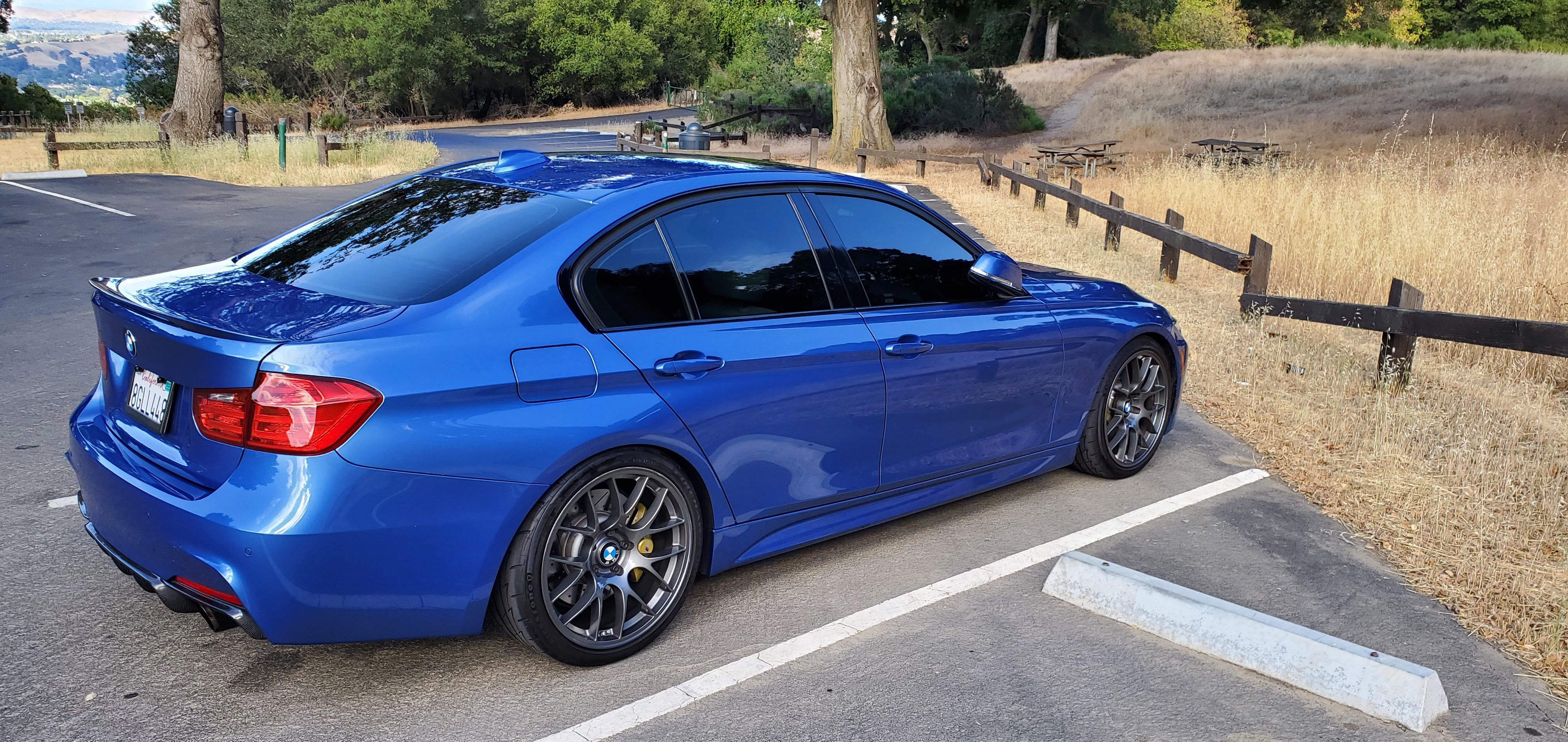 BMW F30 Sedan 3 Series with 19" EC-7 in Anthracite on BMW F30 F31 F34 ...