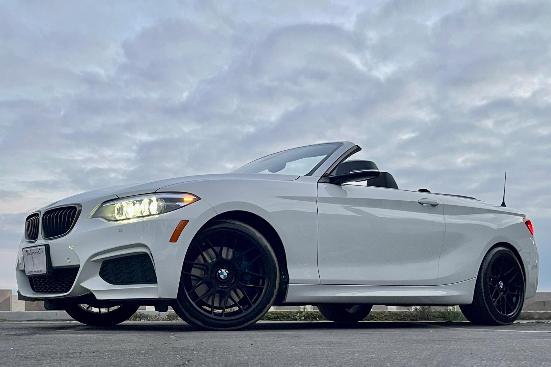 BMW F23 Convertible 2 Series with 18" ARC-8 Wheels in Satin Black