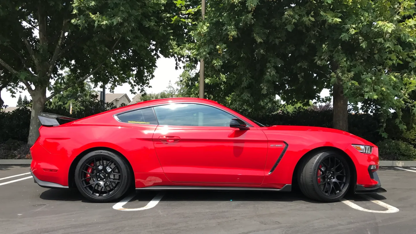 Ford S550 Mustang GT350 with 19" EC-7 Wheels in Satin Black