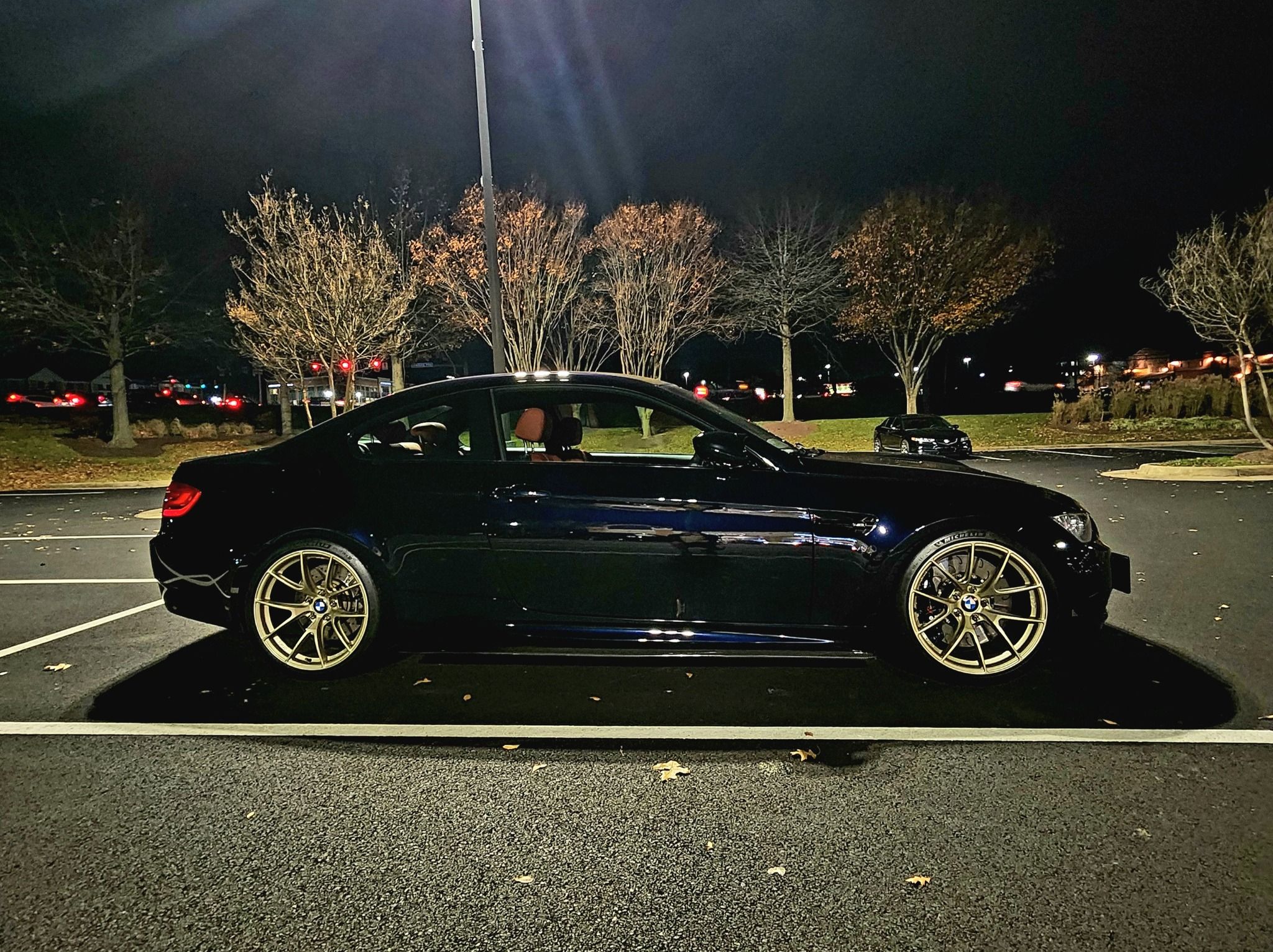 BMW E92 Coupe M3 with 19" VS-5RS in Motorsport Gold on BMW E90 E92 E93 ...