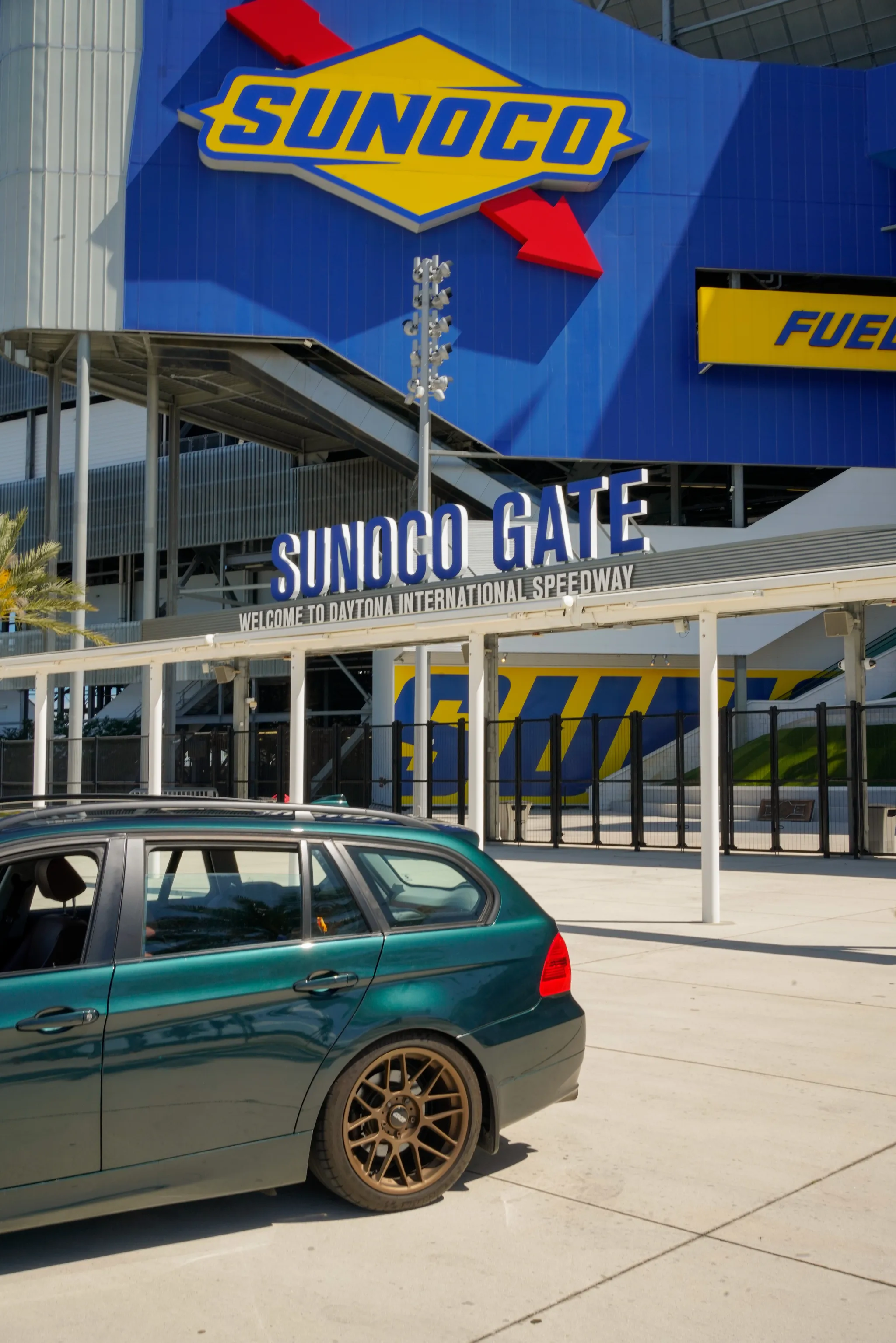 BMW E91 Wagon 3 Series with 18" ARC-8 Wheels in Satin Bronze