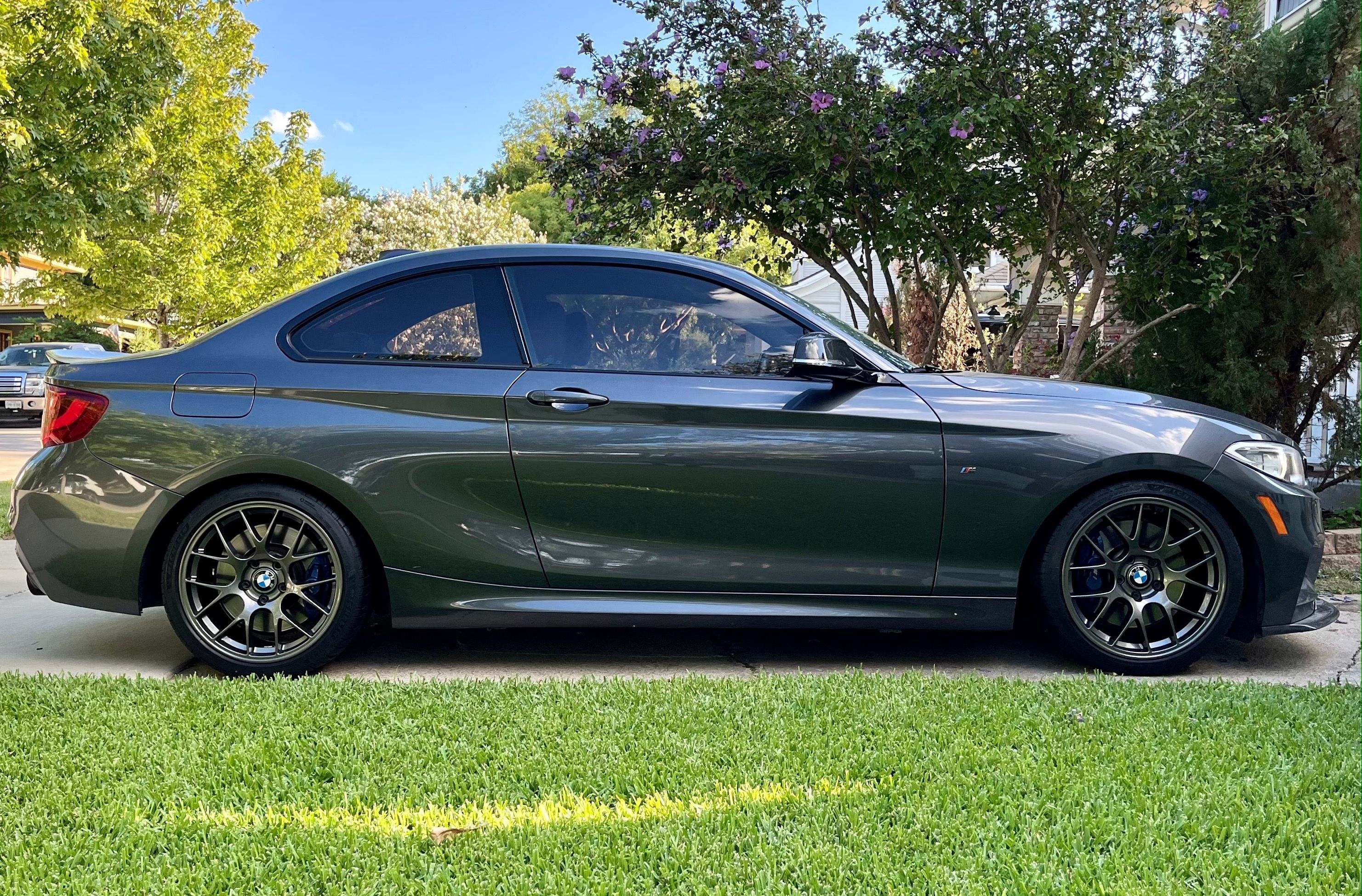 BMW F22 Coupe 2 Series with 18" EC-7 in Anthracite on BMW F22 F23 ...